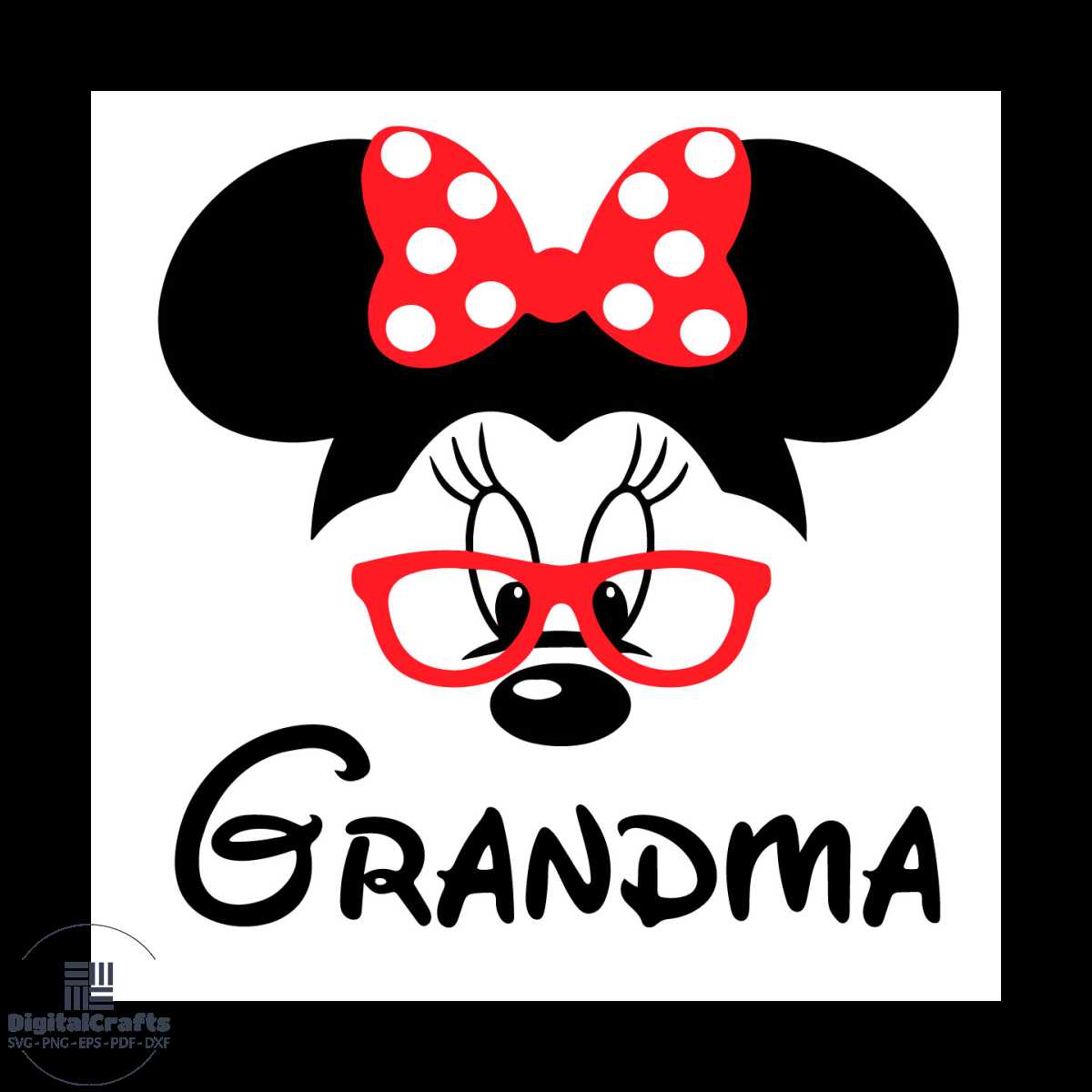 Grandma Minnie Mouse Svg, Disney Svg, Minnie Grandma Mouse S | Inspire ...