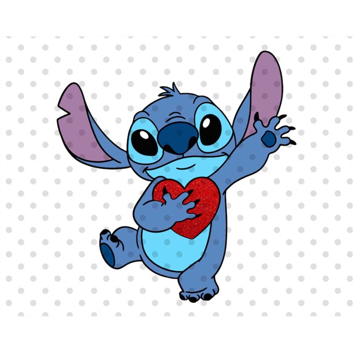 Heart Svg, Stitch in Love Svg, Stitch Valentines svg, Valent - Inspire ...