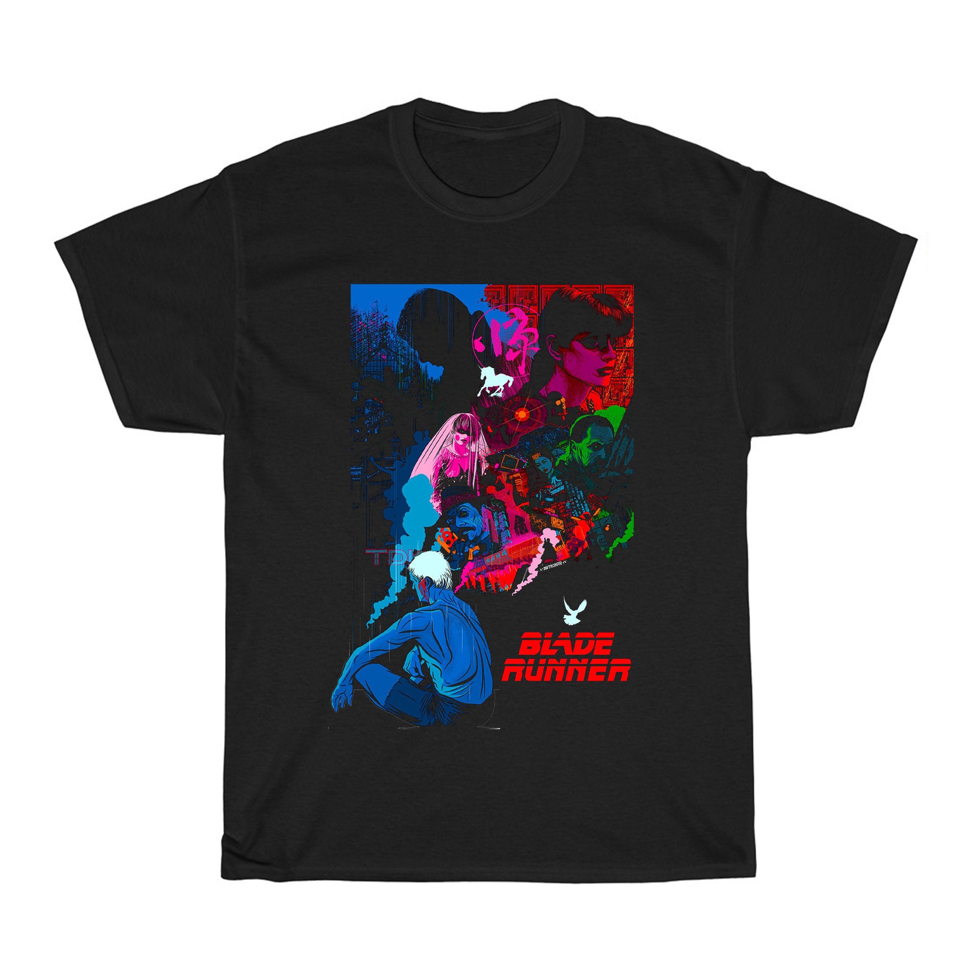 Blade Runner Movies Men's Black T-Shirt Size S to 5XL | Inspire Uplift