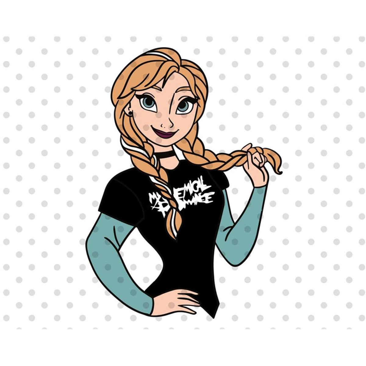 Punk Goth Princess SVG, goth svg, punk svg, punk princess sv - Inspire ...