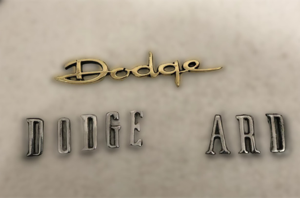 Dodge Emblem With DODGE ARD Words Emblem Set | Inspire Uplift