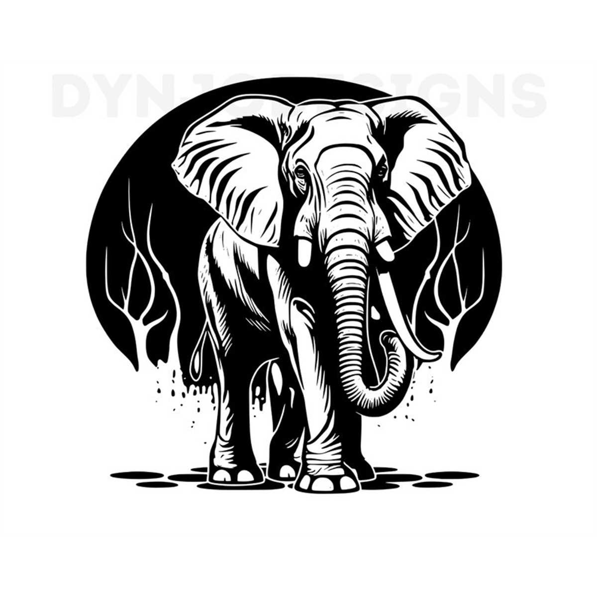 Elephant Svg, Elephant Clipart, Elephant Png, Elephant Head, | Inspire ...