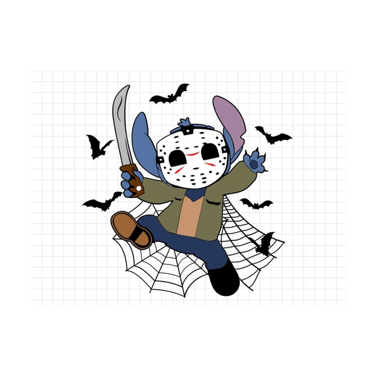 Halloween Costume Svg, Stitch Jason Svg, Halloween Svg, Stit | Inspire ...