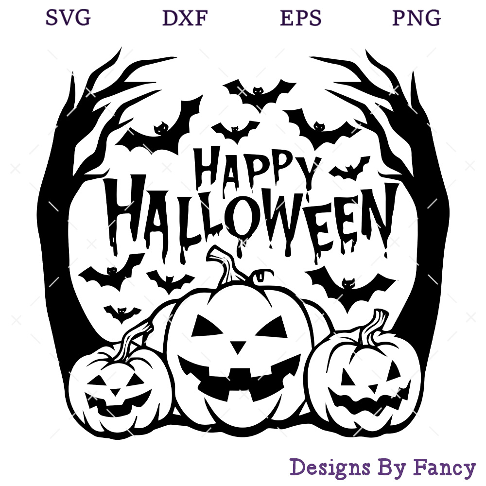 Happy Halloween SVG, Halloween Pumpkin SVG, Spooky Season SV | Inspire ...