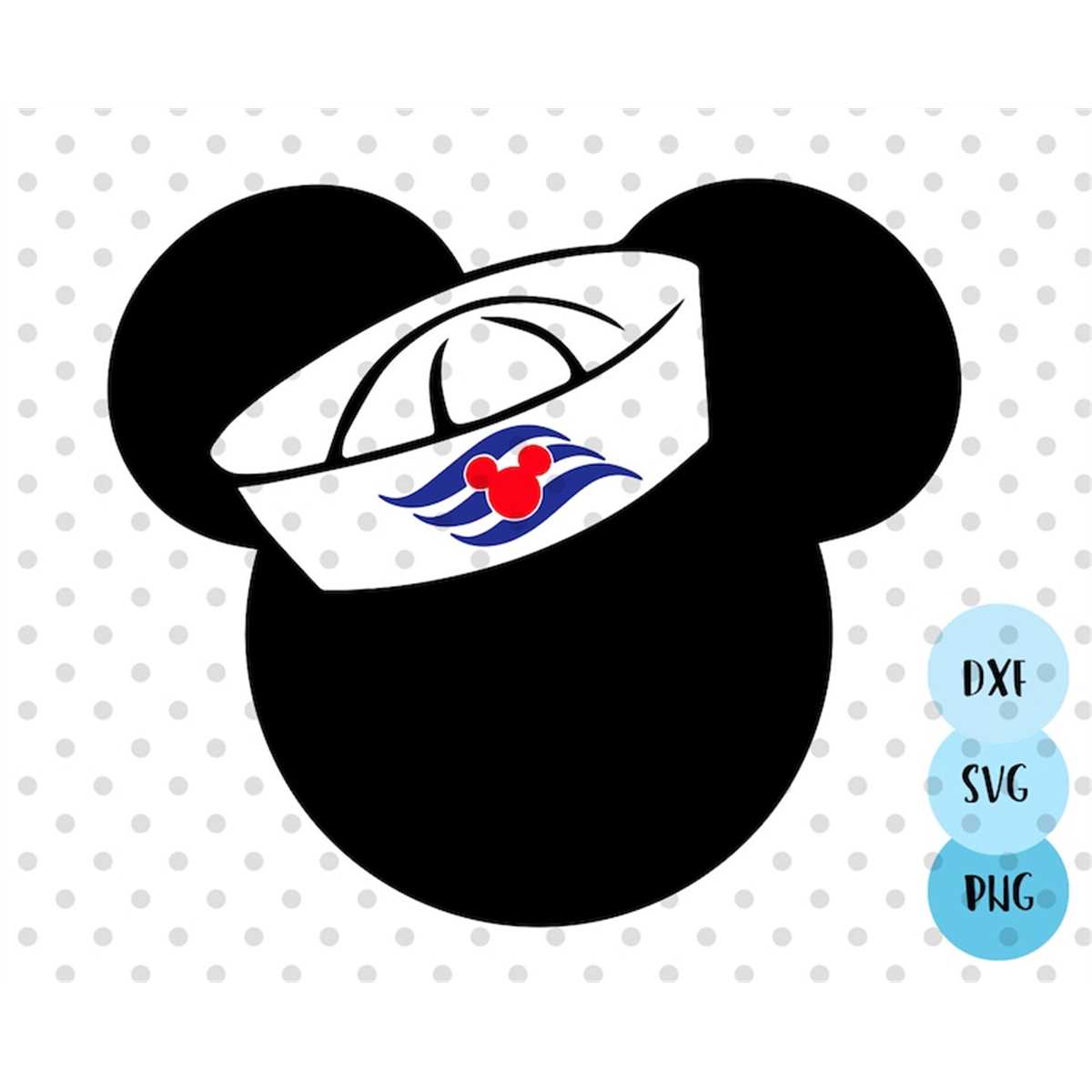 Sailor Mouse Head svg, Sailor svg, Cruise svg, captain svg, | Inspire ...