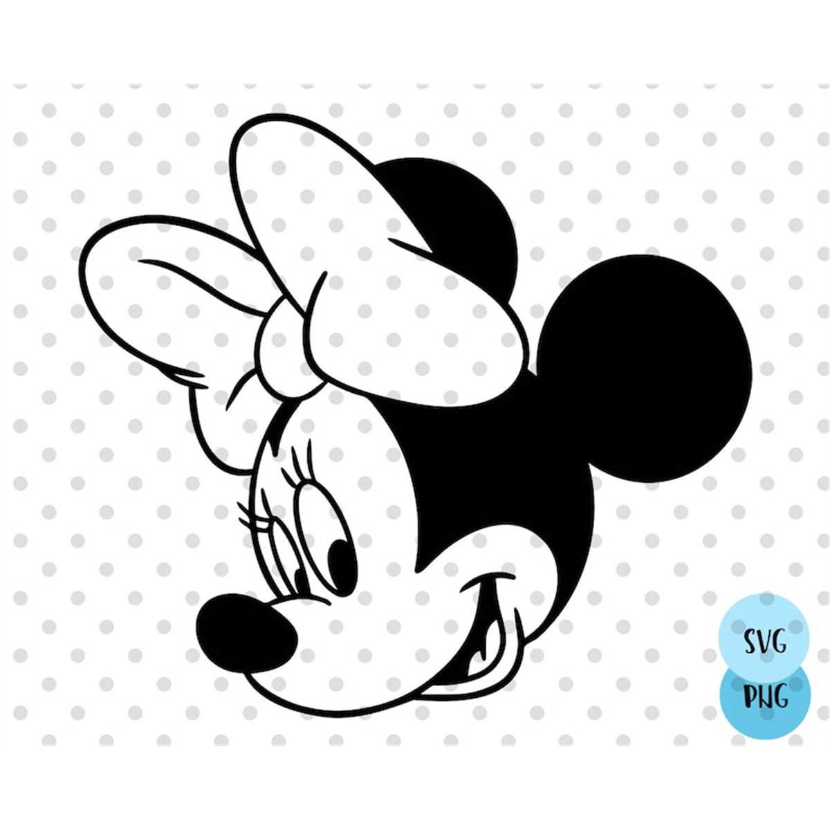 Happy Mouse svg, Mouse Head svg, Cricut Silhouette Vector Cu - Inspire ...