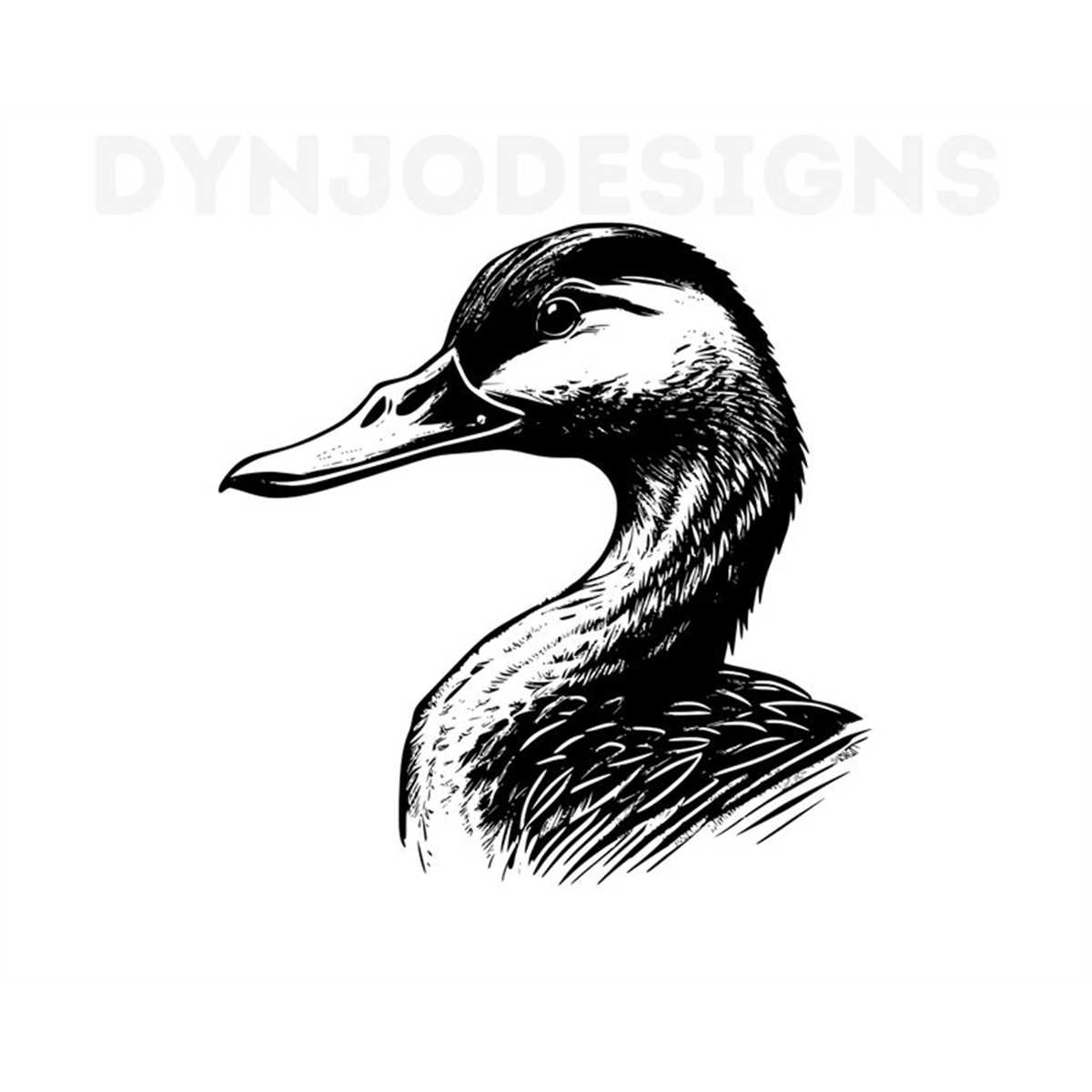 Duck Head , Duck Svg , Cut Files For Cricut , Laser Engravin | Inspire ...