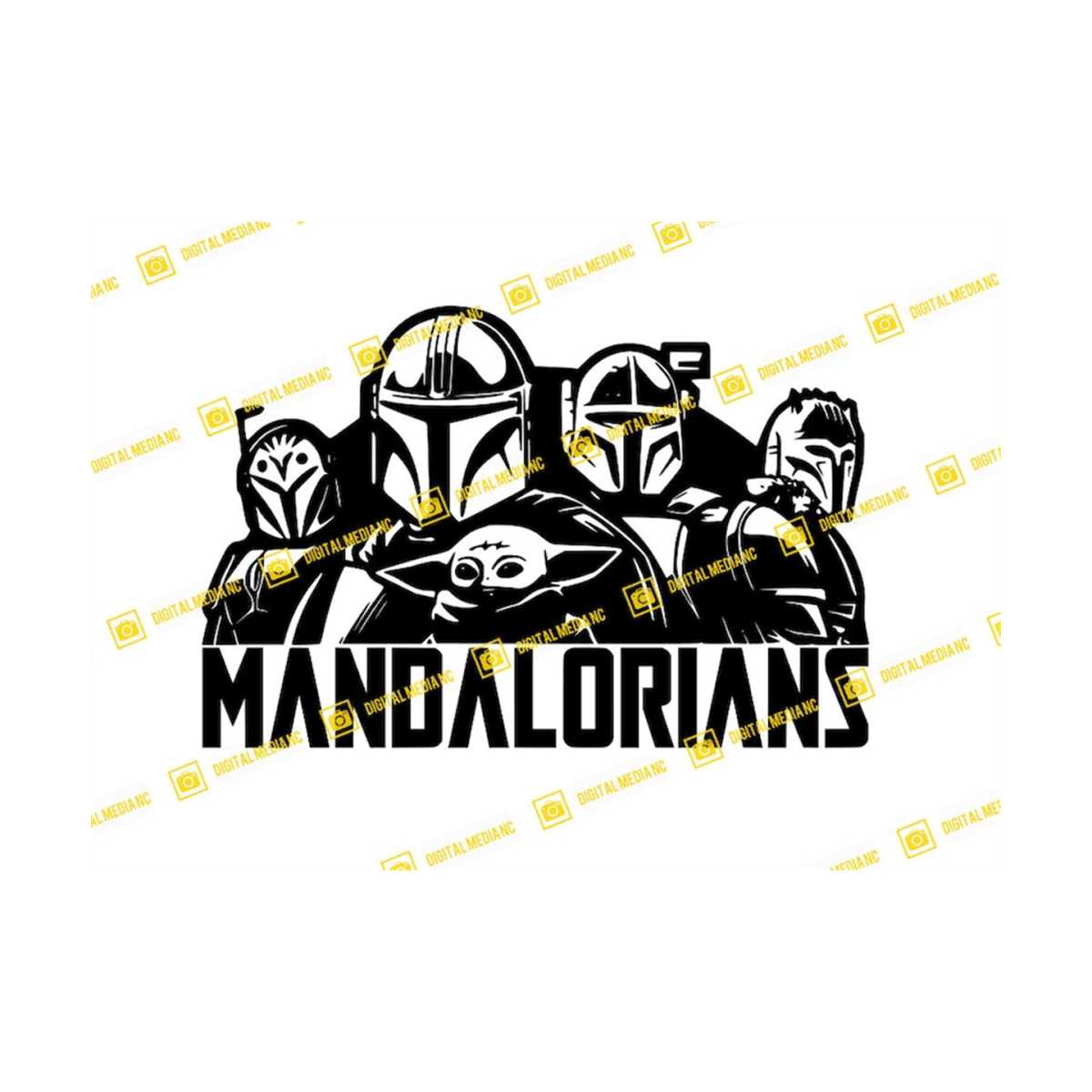 Mandalorian, Star Wars, MANDO, Baby Yoda, Grogu | SVG PNG | | Inspire ...
