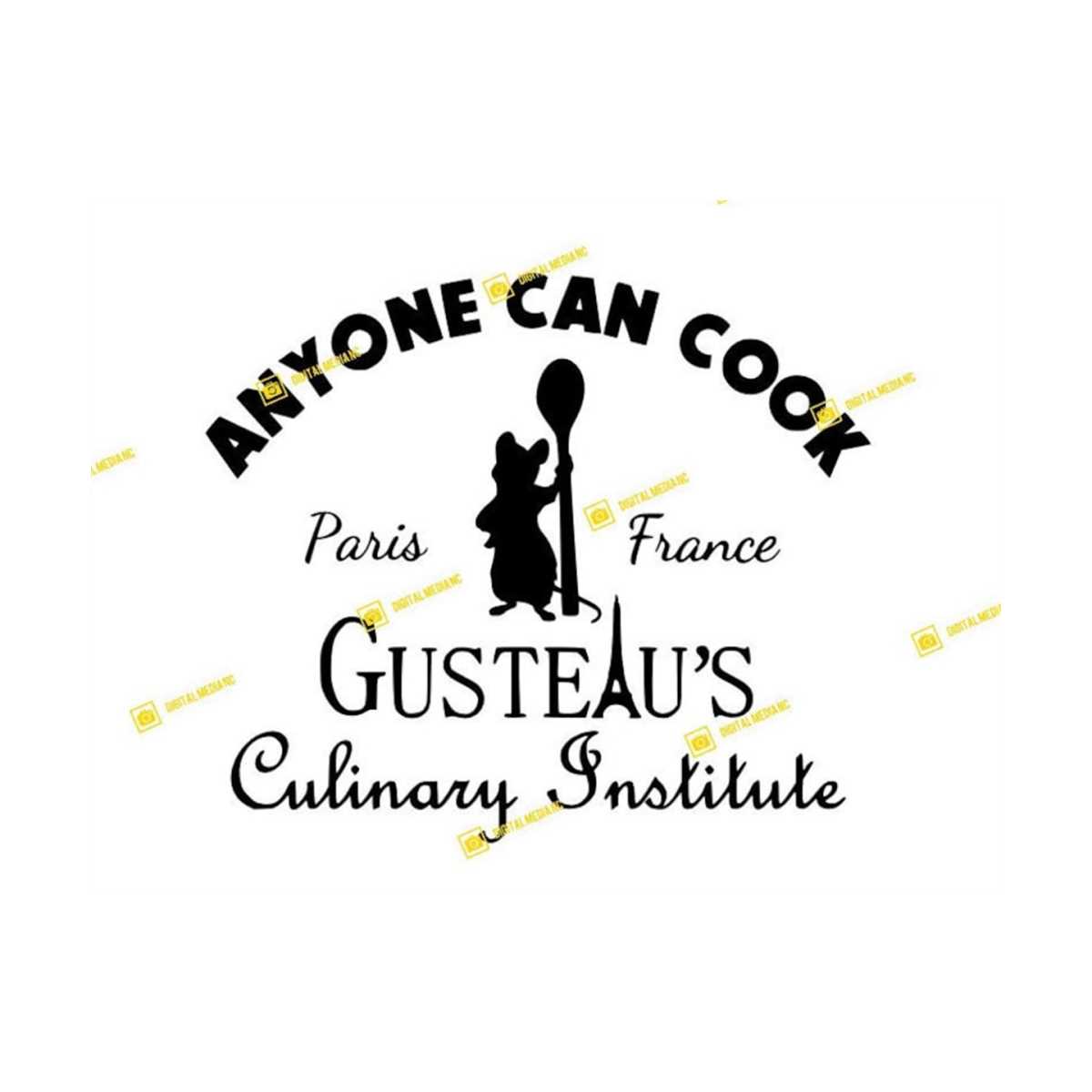 Gusteau's, Culinary Institute, Ratatouille, Anyone can cook, | Inspire ...
