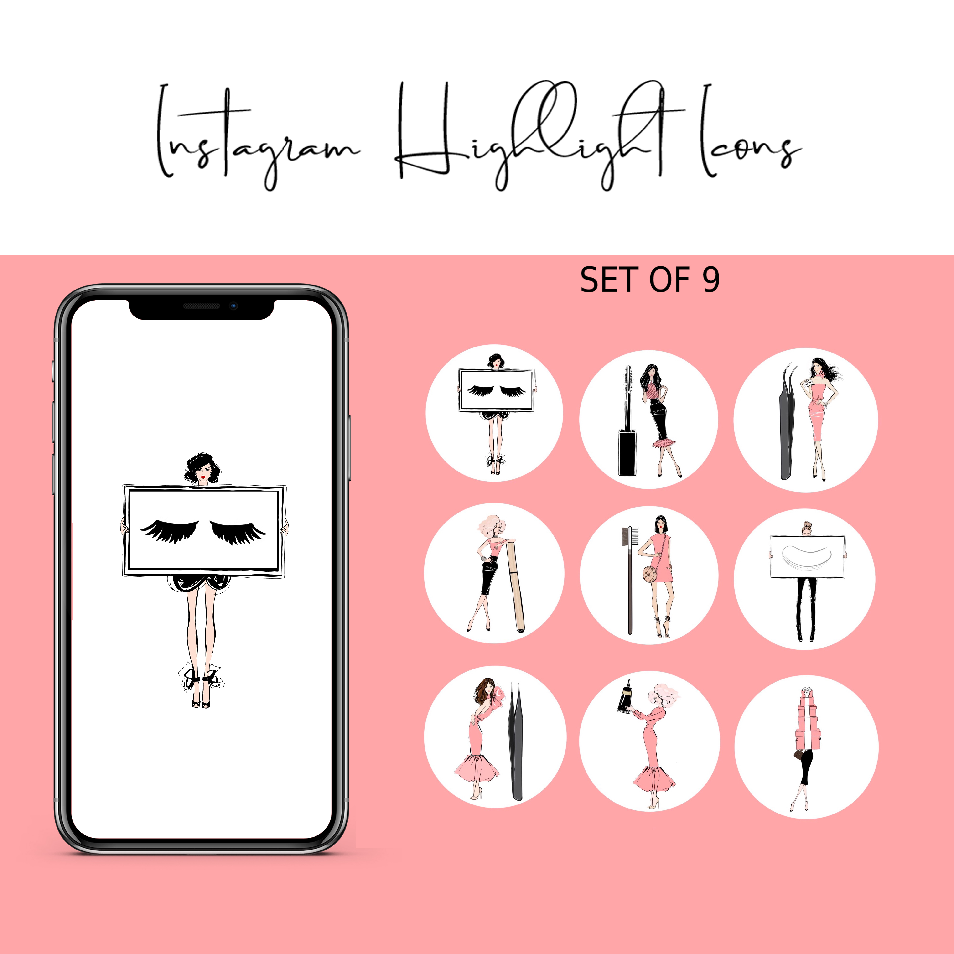 Instagram Icons & Highlights for Lashmaker - Inspire Uplift