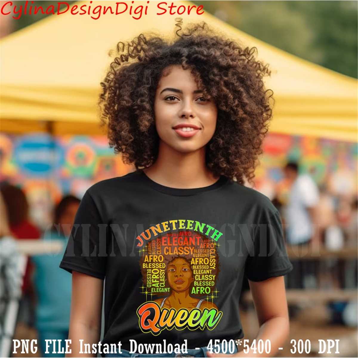 Black Woman Juneteenth PNG, Juneteenth Queen Digital Downloa | Inspire ...