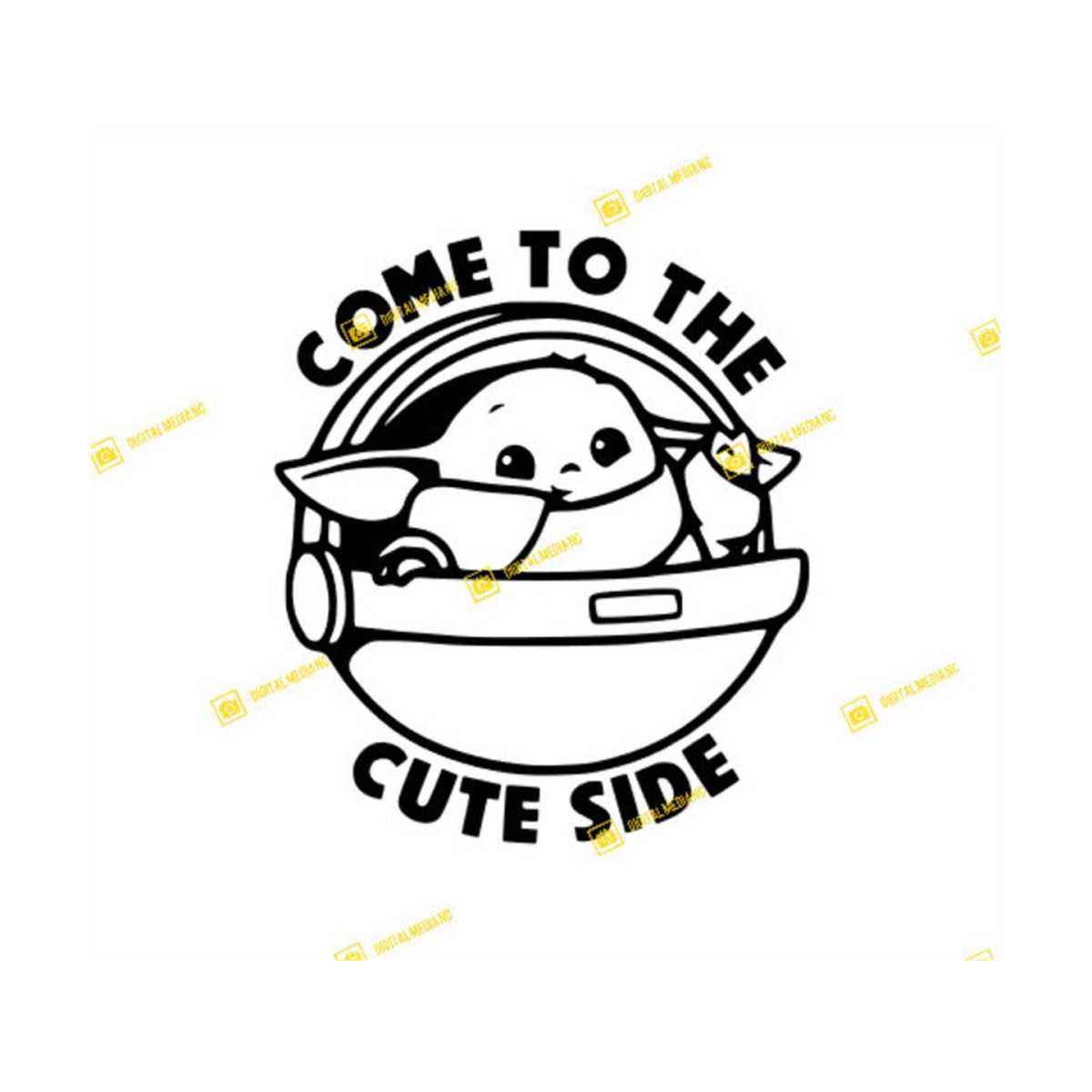 Star Wars, Grogu, Baby Yoda, Come to the Cute Side, Mandalor | Inspire ...
