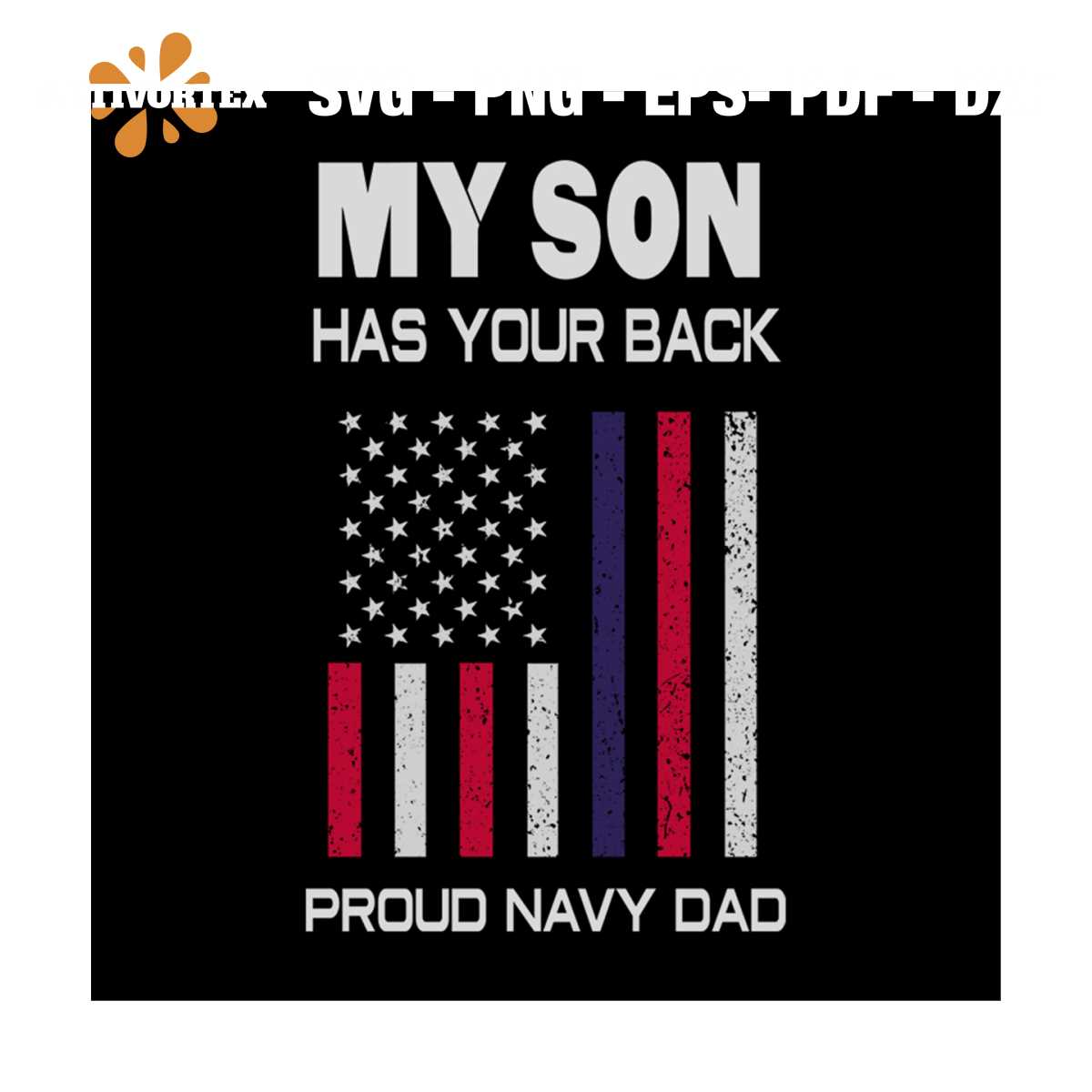 My son has your back proud navy dad svg, fathers day svg, so | Inspire ...