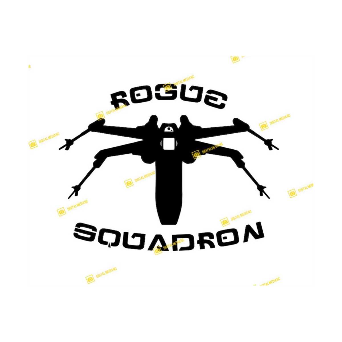 Star Wars, Rogue Squadron, X-Wing, R2 D2 | SVG PNG | Silhoue | Inspire ...