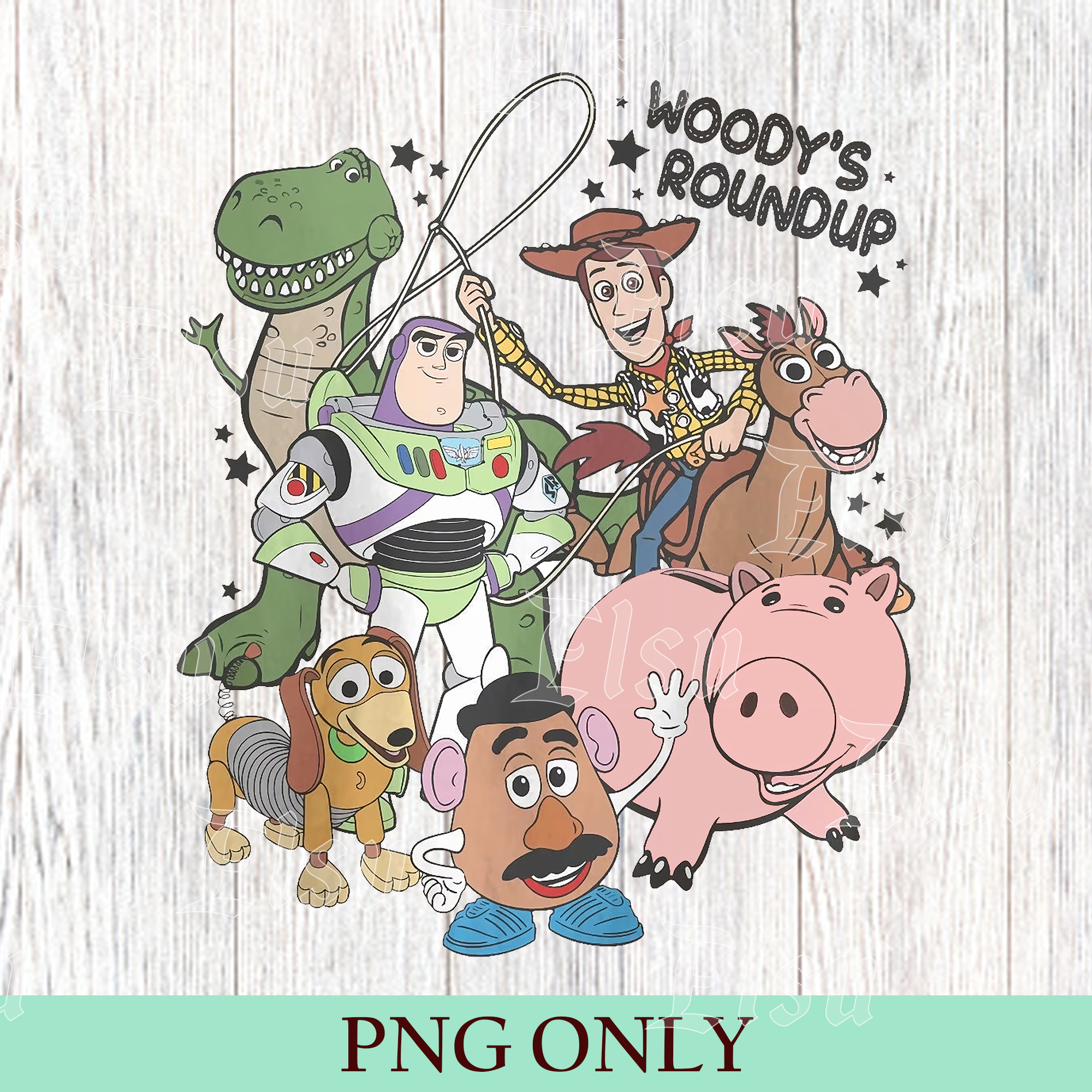Pixar Toy Story Characters Group Shot 1995 Retro PNG, Disney - Inspire ...