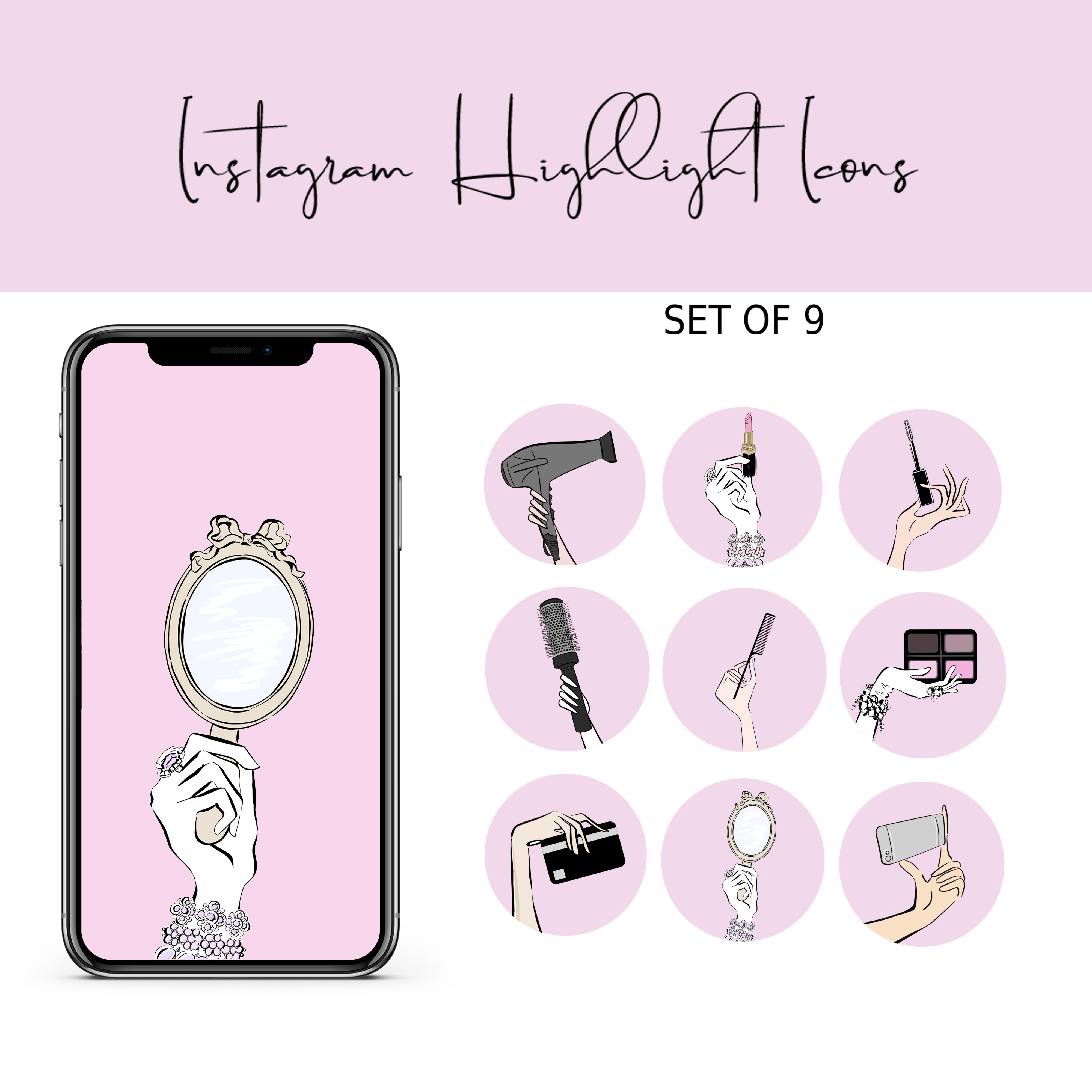 Instagram Icons & Highlights for a Beauty Salon | Inspire Uplift