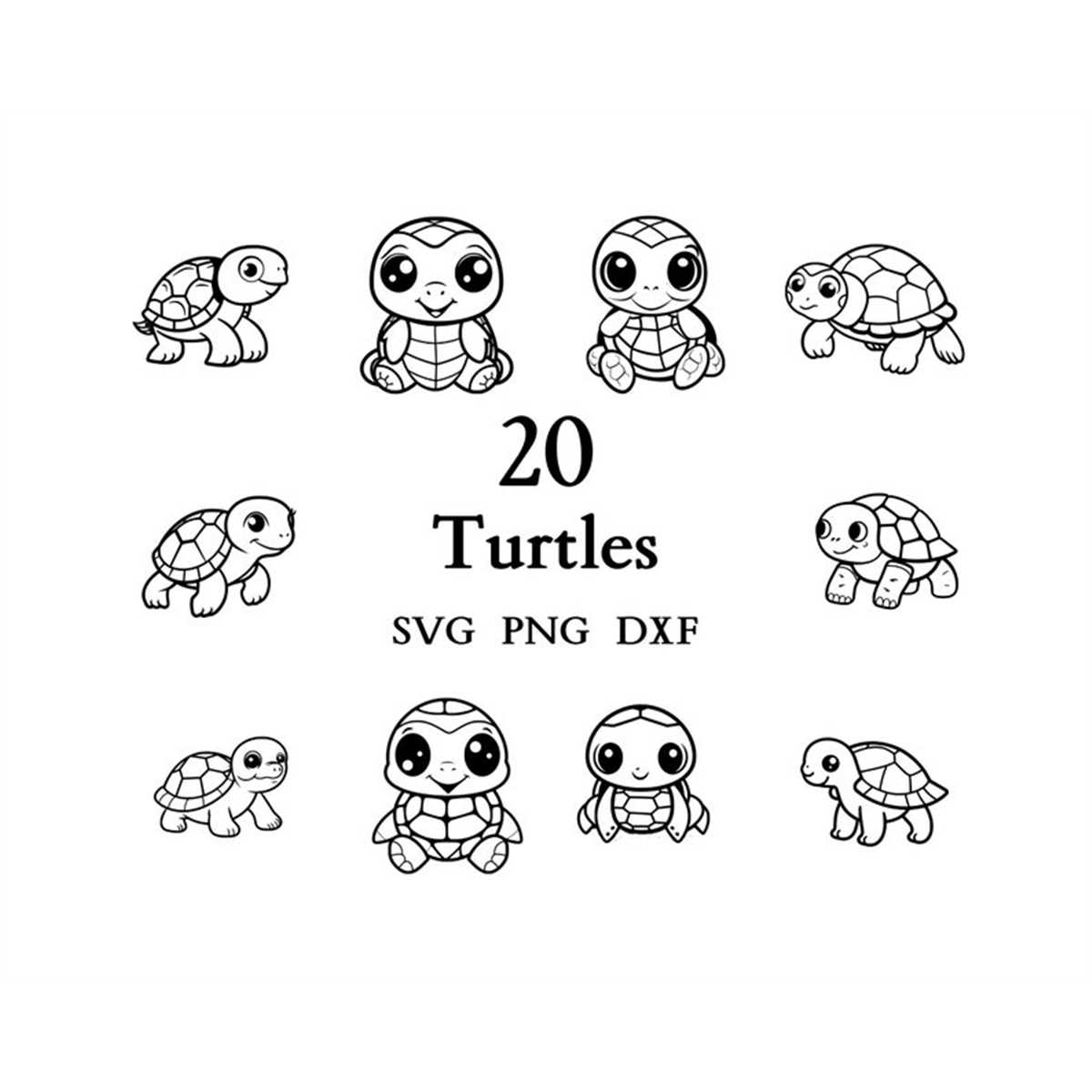 Turtle Svg Bundle , Turtle Svg , Cut Files for Cricut And La | Inspire ...