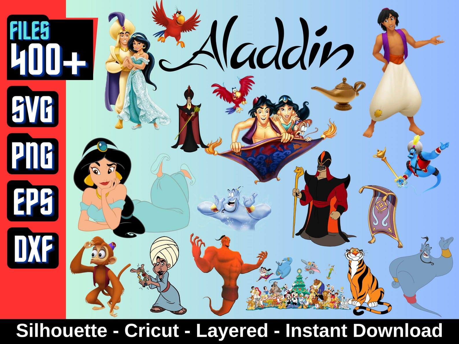 Aladdin Files, Svg Bundle , Aladdin Svg, Princess Jasmine , - Inspire ...