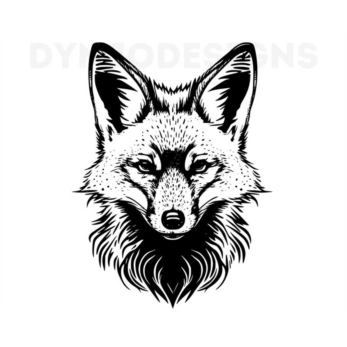 Fox Head , Fox Svg , Cut Files For Cricut , Laser Engraving | Inspire ...