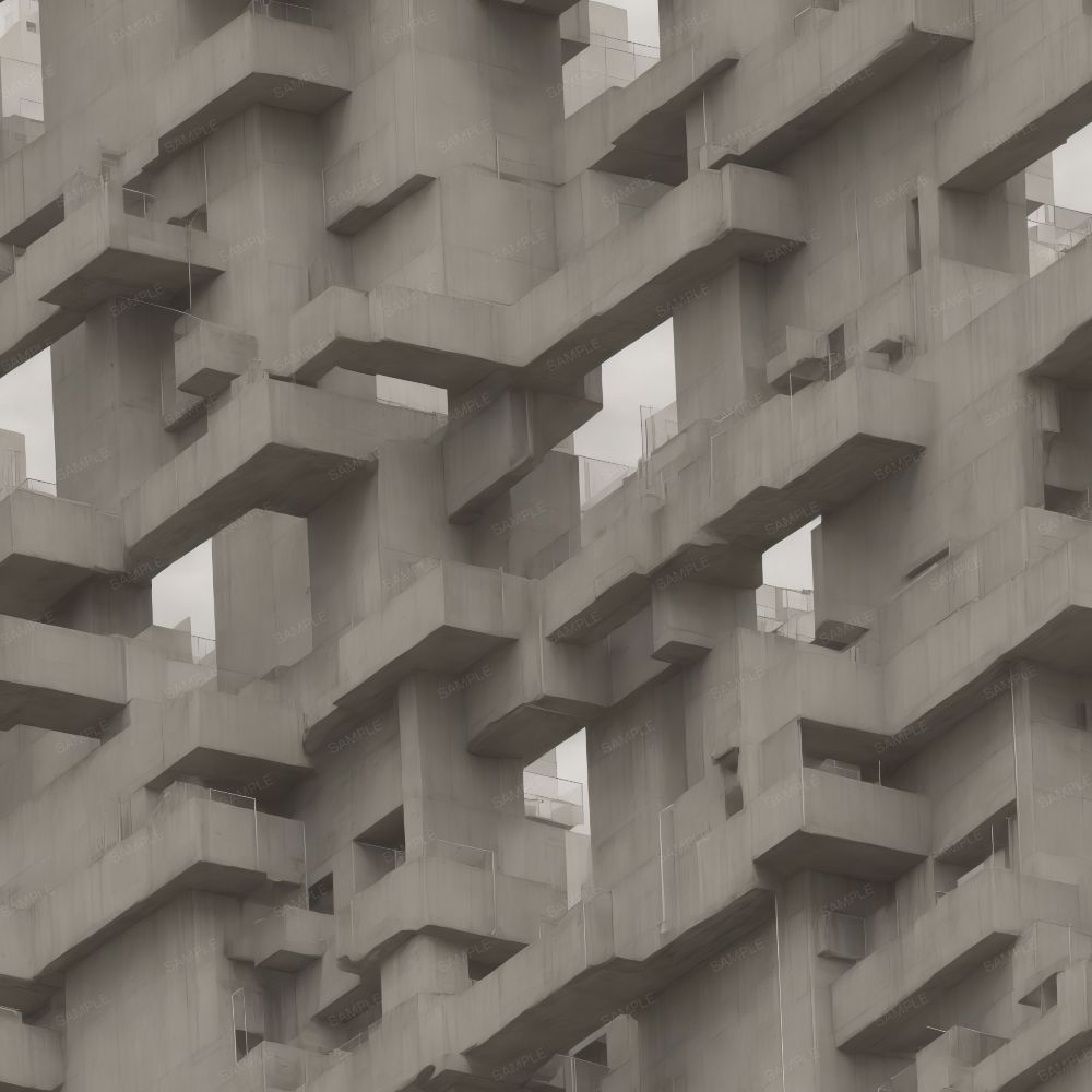 Concrete Brutalism Pattern Tileable Repeating Pattern - Inspire Uplift