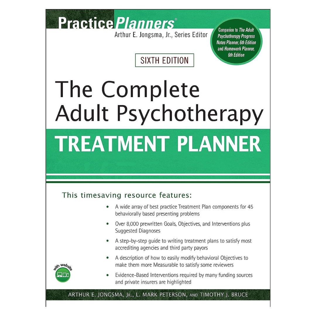The Complete Adult Psychotherapy Treatment Planner (Practice | Inspire ...