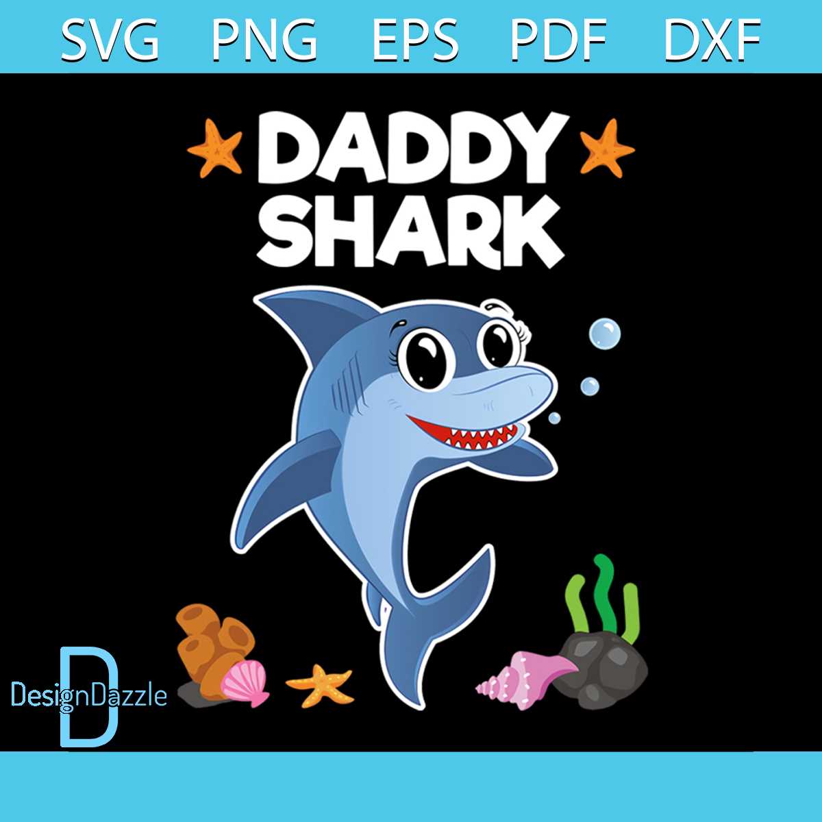 Daddy shark png, fathers day png, happy fathers day, father | Inspire ...