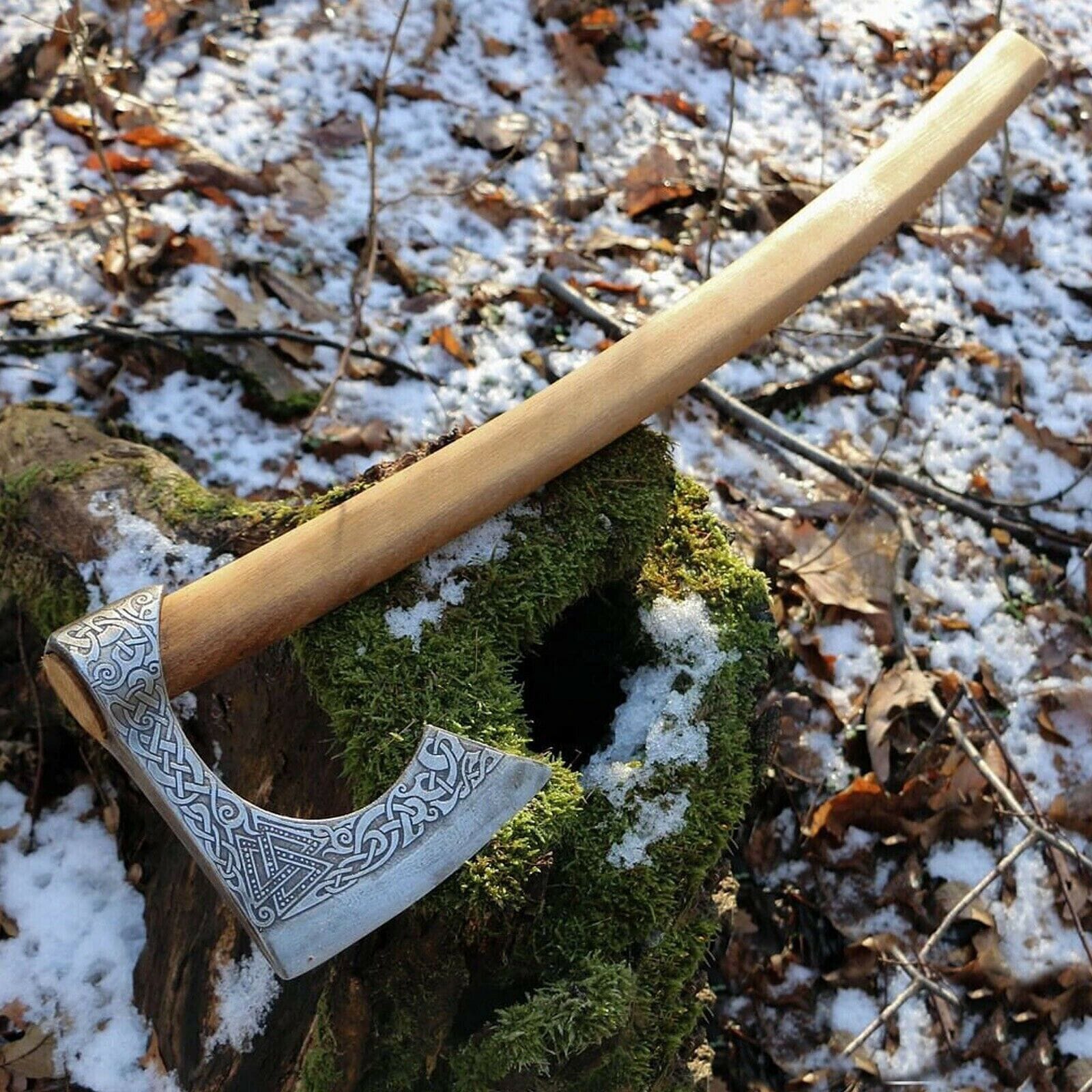 CUSTOM HANDMADE HIGH CARBON STEEL VIKING HATCHET TOMAHAWK HU | Inspire ...