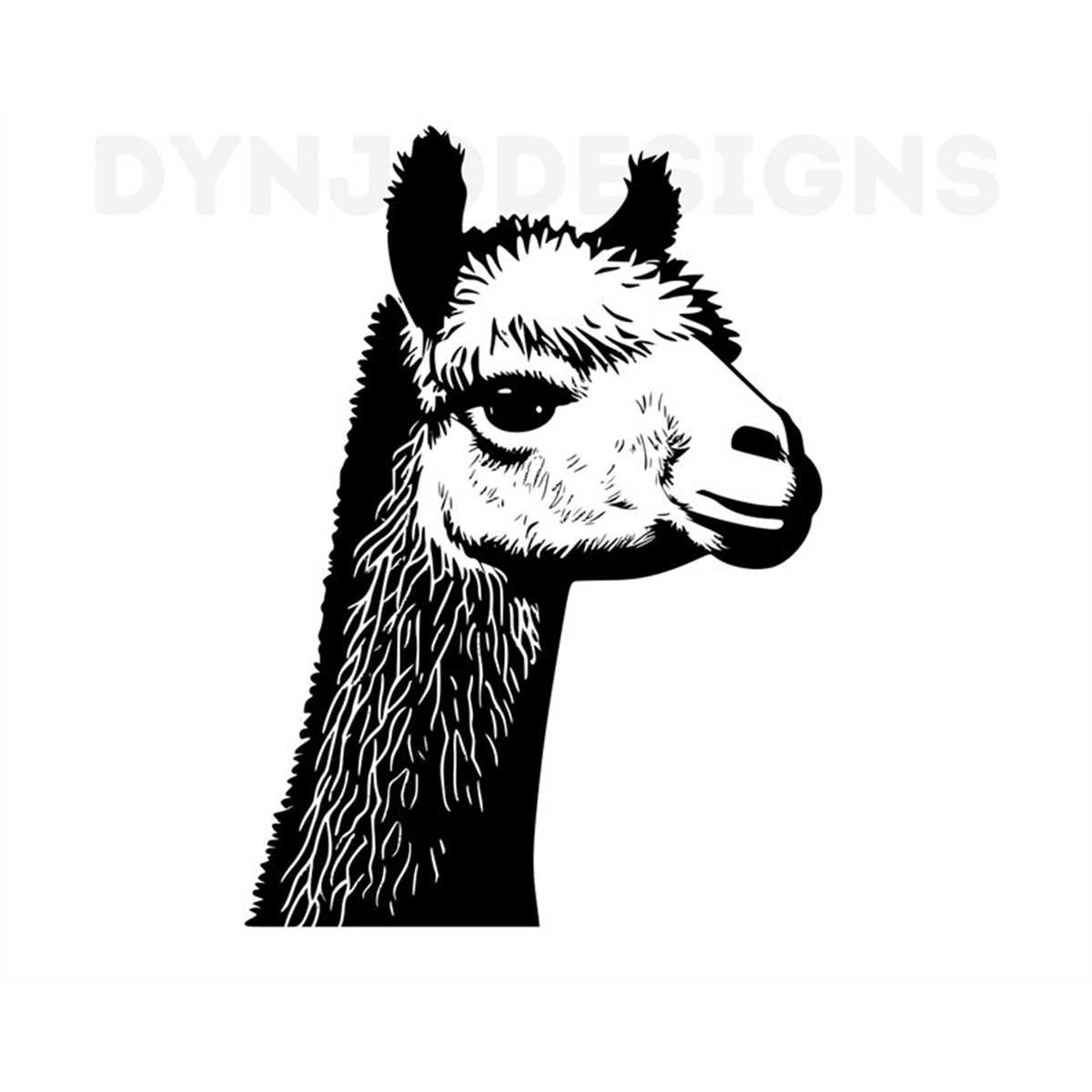 Alpaca Head , Alpaca Svg , Cut Files For Cricut , Laser Engr | Inspire ...