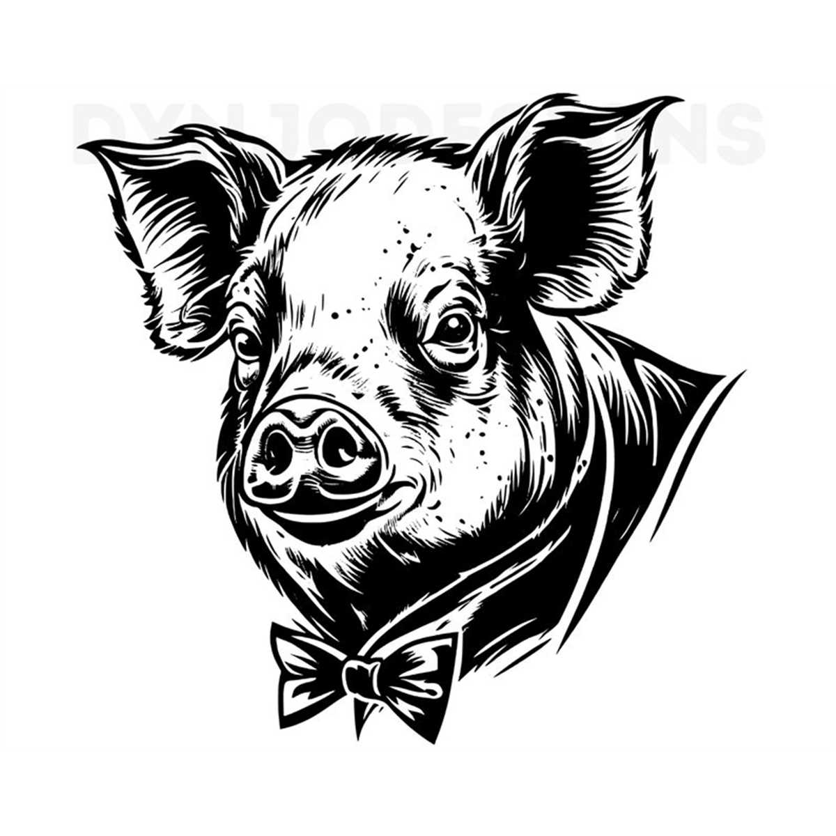 Pig Svg, Pig Clipart, Pig Png, Pig Head, Pig Cut Files For C | Inspire ...
