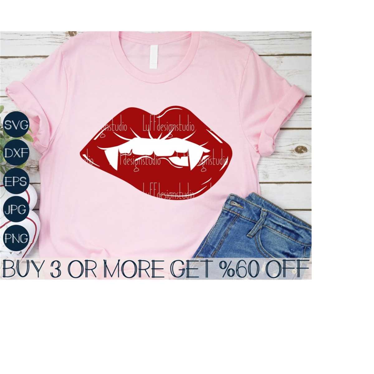Vampire Lips SVG, Halloween SVG, Dripping Lips SVG, Gothic S | Inspire ...