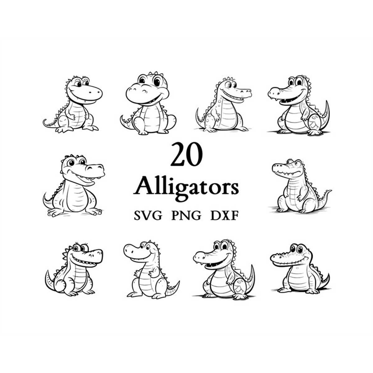 Alligator Svg Bundle , Alligator Svg , Cut Files for Cricut - Inspire ...