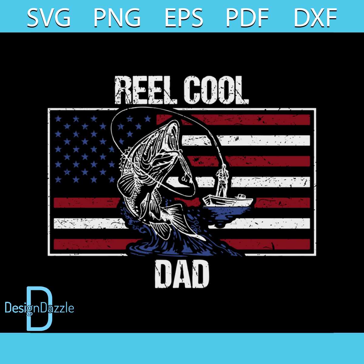 Reel cool dad love fishing svg, fathers day svg, reel cool s | Inspire ...
