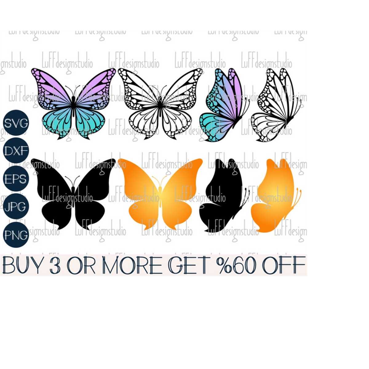 Butterfly SVG, Butterflies SVG, Butterfly PNG, Layered Butte | Inspire Uplift