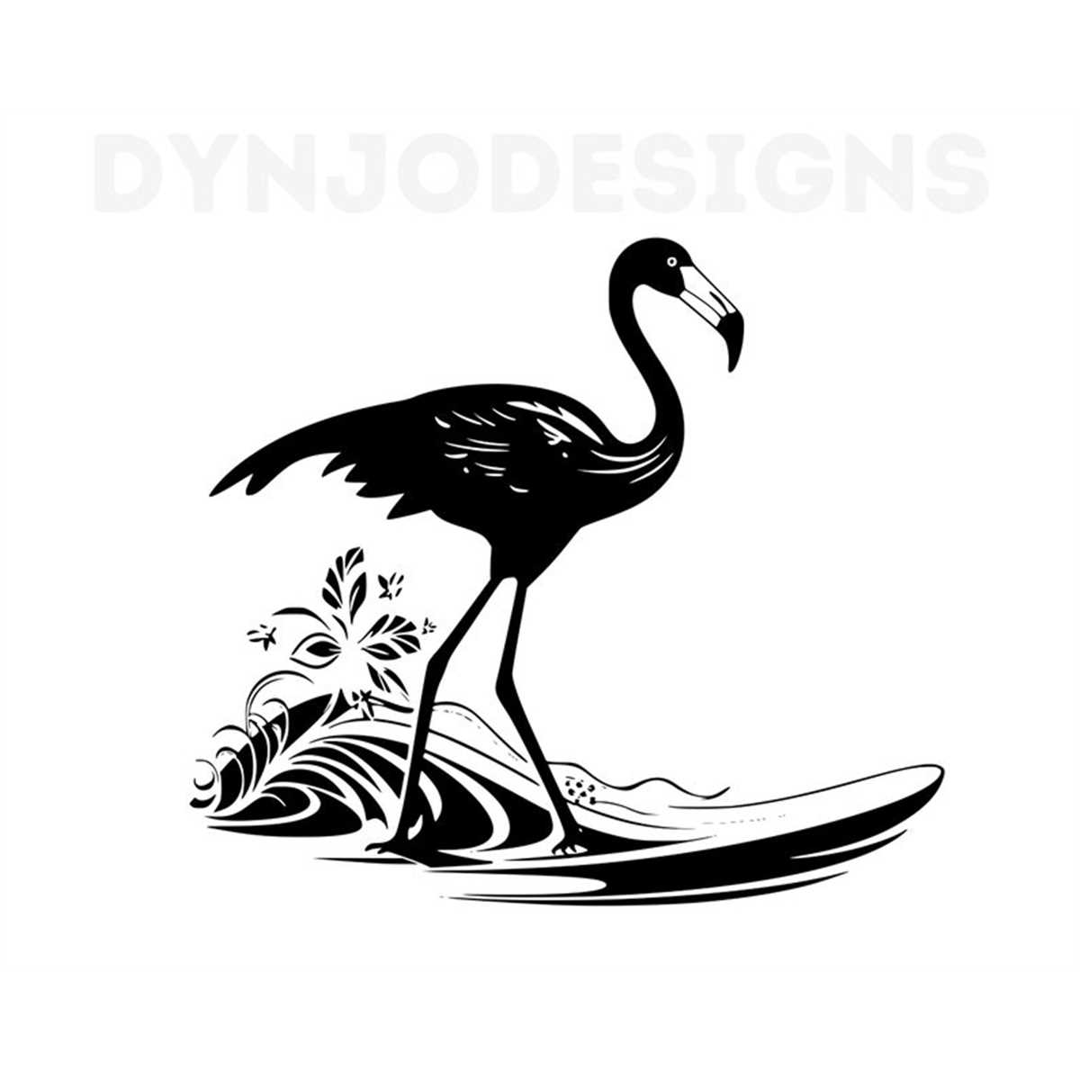 Surfing Flamingo Svg, Flamingo Svg, Summer Svg, Beach Svg, S | Inspire ...