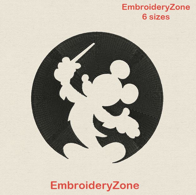 Music Mickey mouse machine embroidery design, Mickey mouse c | Inspire ...