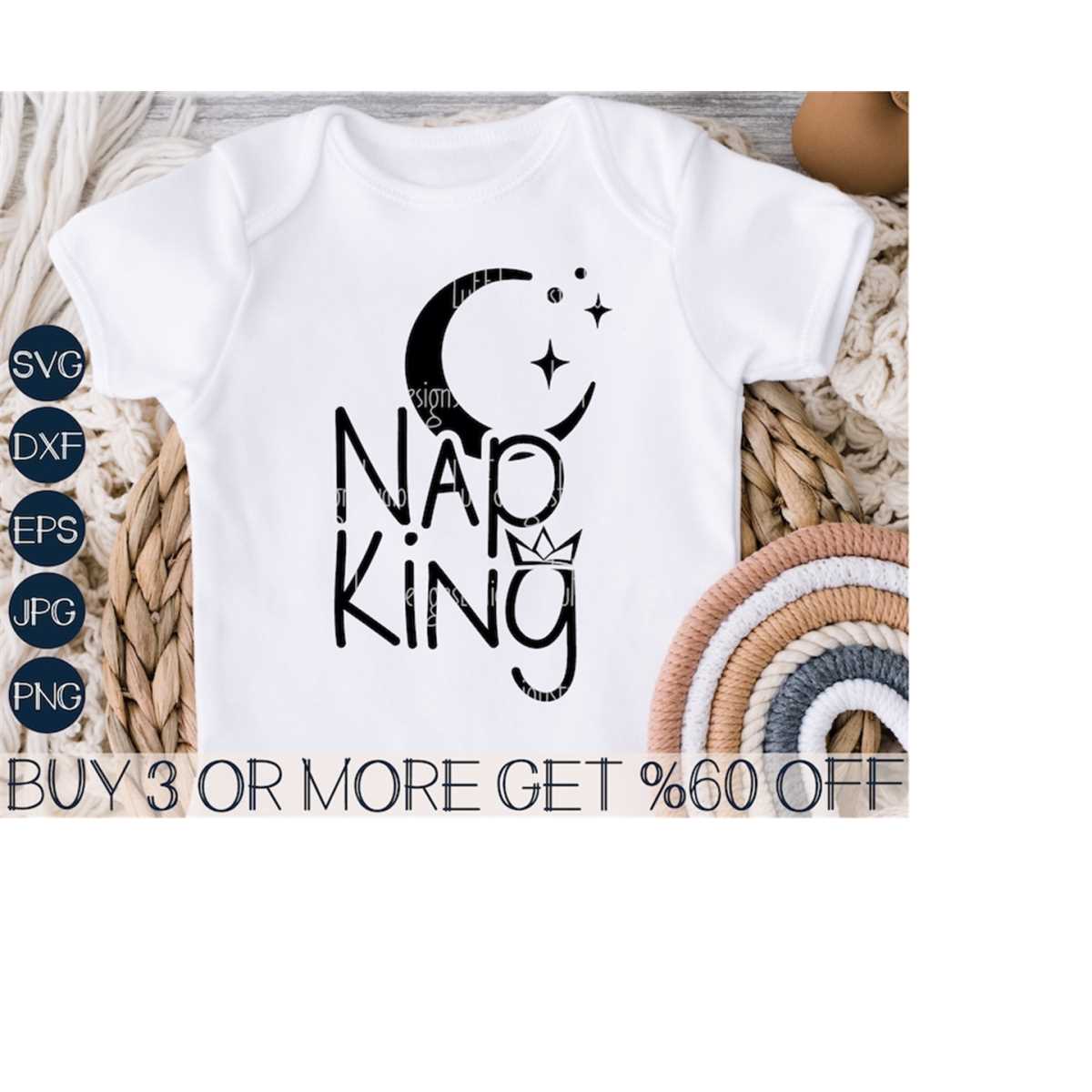 Funny Baby SVG, Nap King SVG, Baby Boy SVG, Newborn Svg, Sar | Inspire ...