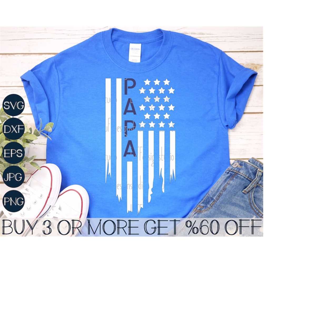 Patriotic Dad SVG, American Flag SVG, Fathers Day SVG, 4th o | Inspire ...