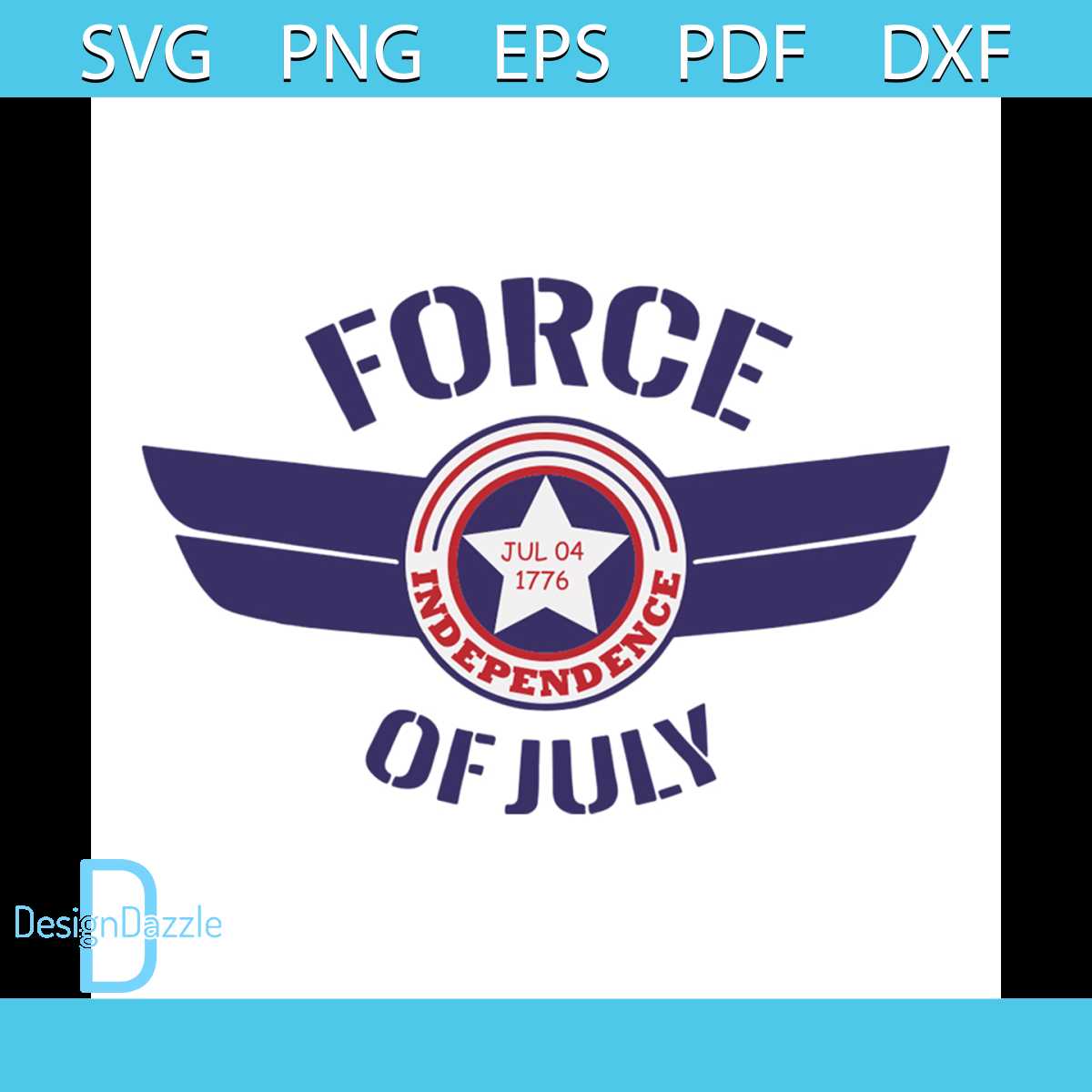 Force of july svg, independence day svg, 4th of july svg, fo | Inspire ...