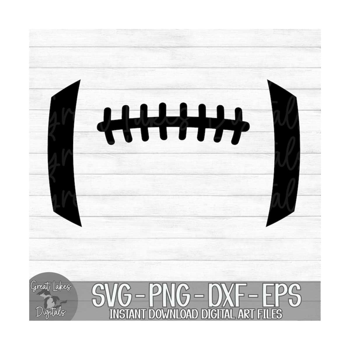 Football - Instant Digital Download - svg, png, dxf, and eps | Inspire ...