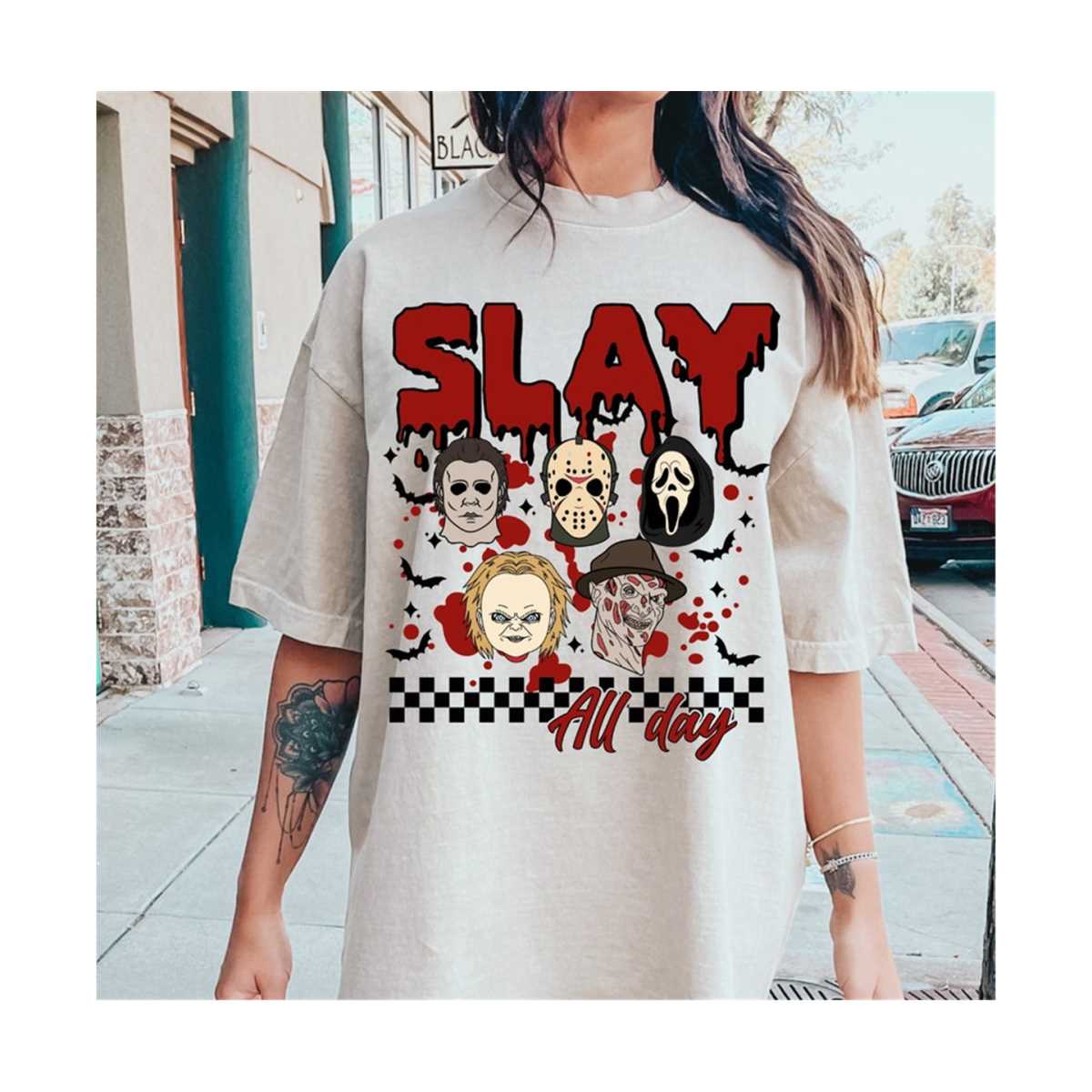 Slay All Day Svg, Horror Characters svg, Horror svg, Horror | Inspire ...