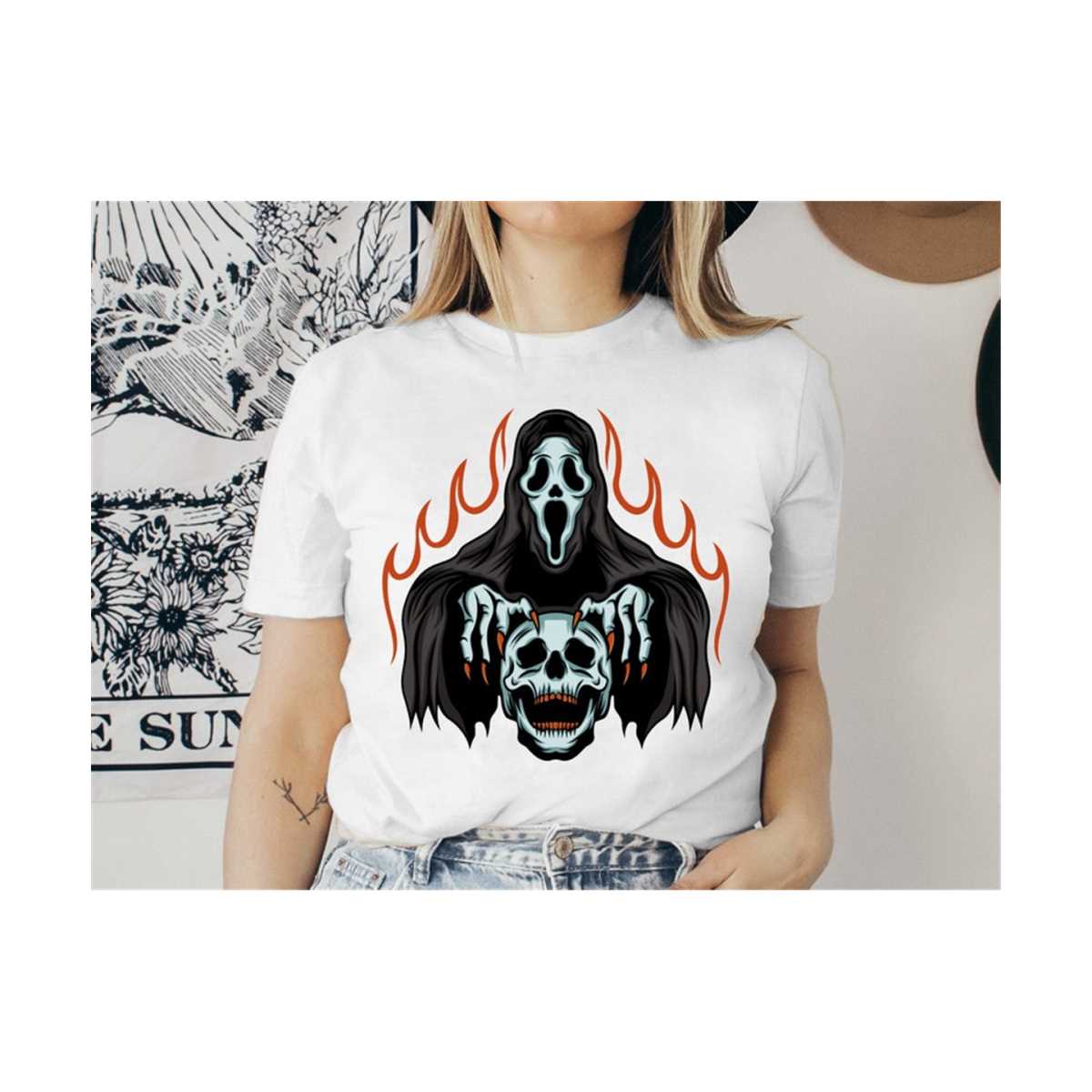 Ghost face svg, Scream svg, Horror Movie Svg, Retro Ghost fa - Inspire ...