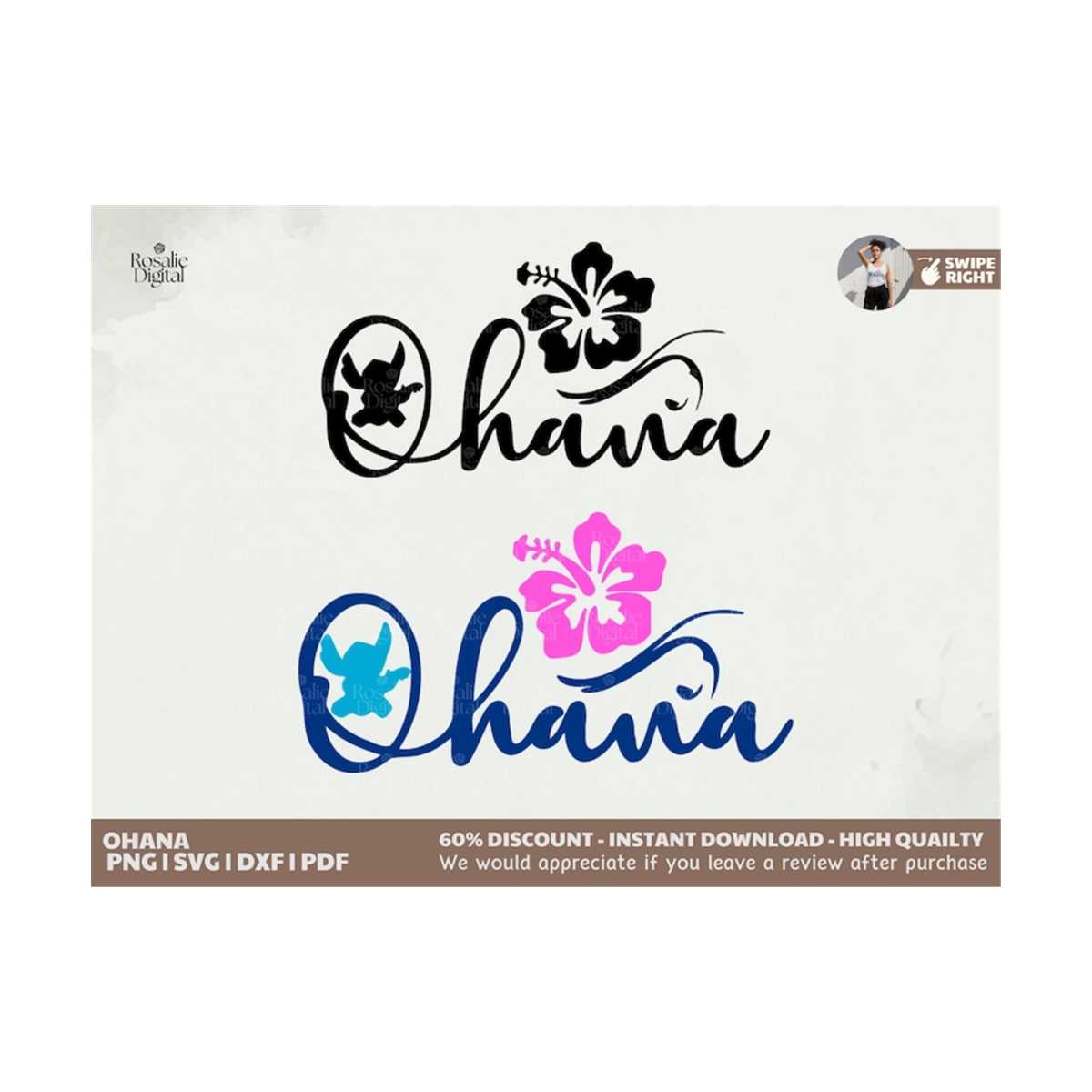 Ohana Svg, Ohana Means Family Svg,Hibiscus Flower Svg, Ohana | Inspire ...