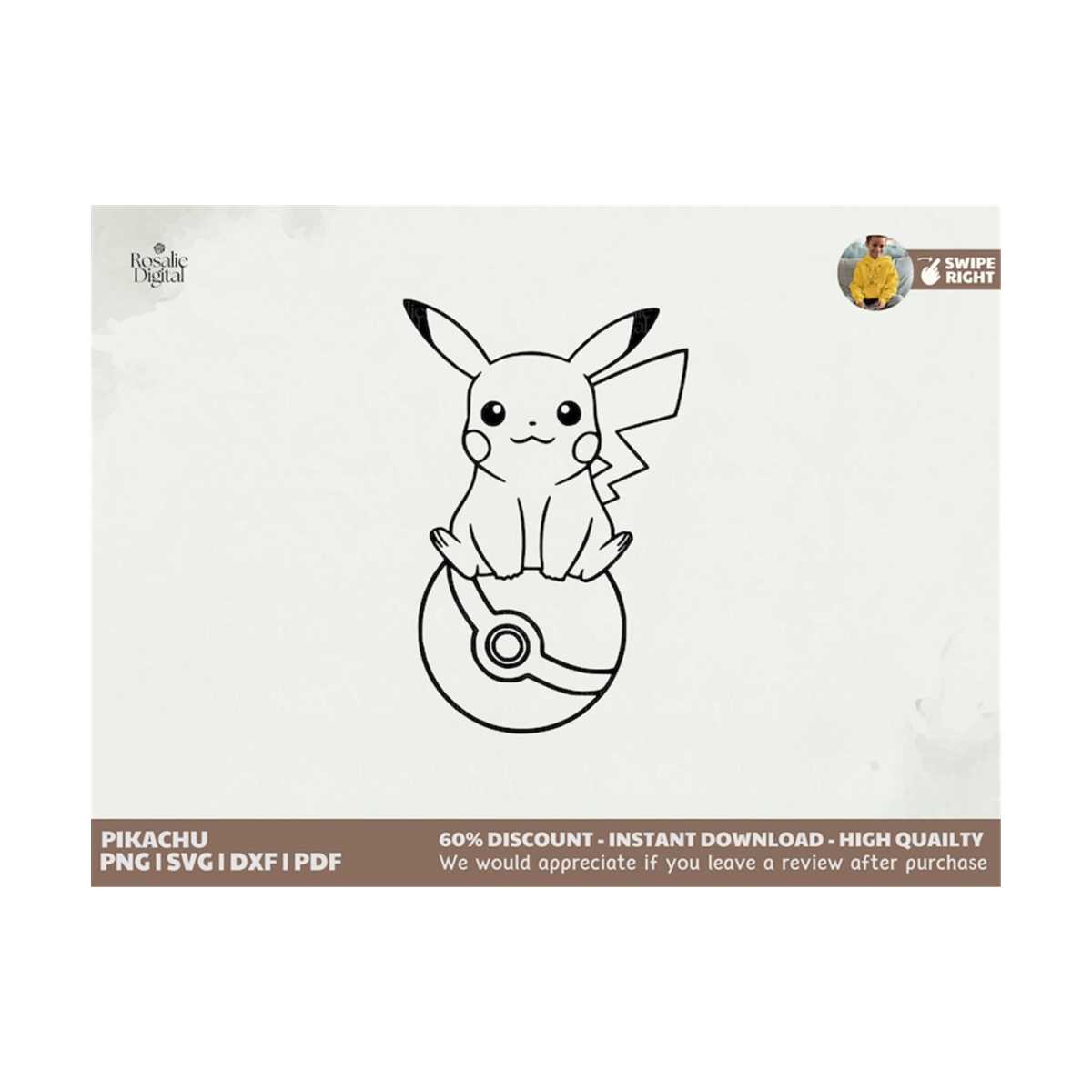 Pokemon SVG, Pikachu Svg Cut Files for Cricut,Card Making, | Inspire Uplift