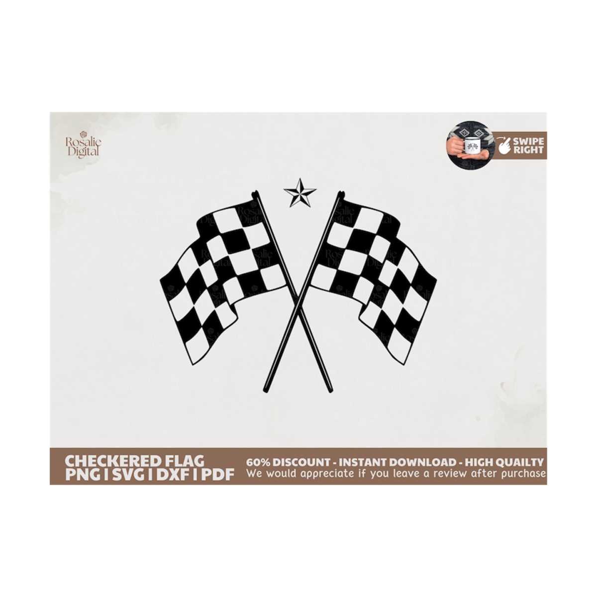 Checkered Flag Svg, Racing Flags Svg Cut Files, Start Flags | Inspire ...