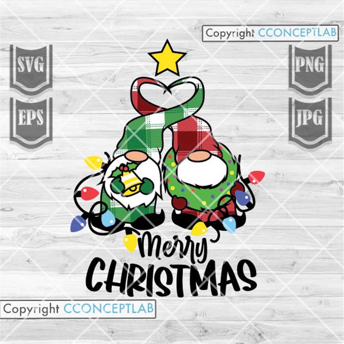 Merry Christmas Gnomes svg | Gnomes Clipart | Gnomes Cutfile | Inspire ...