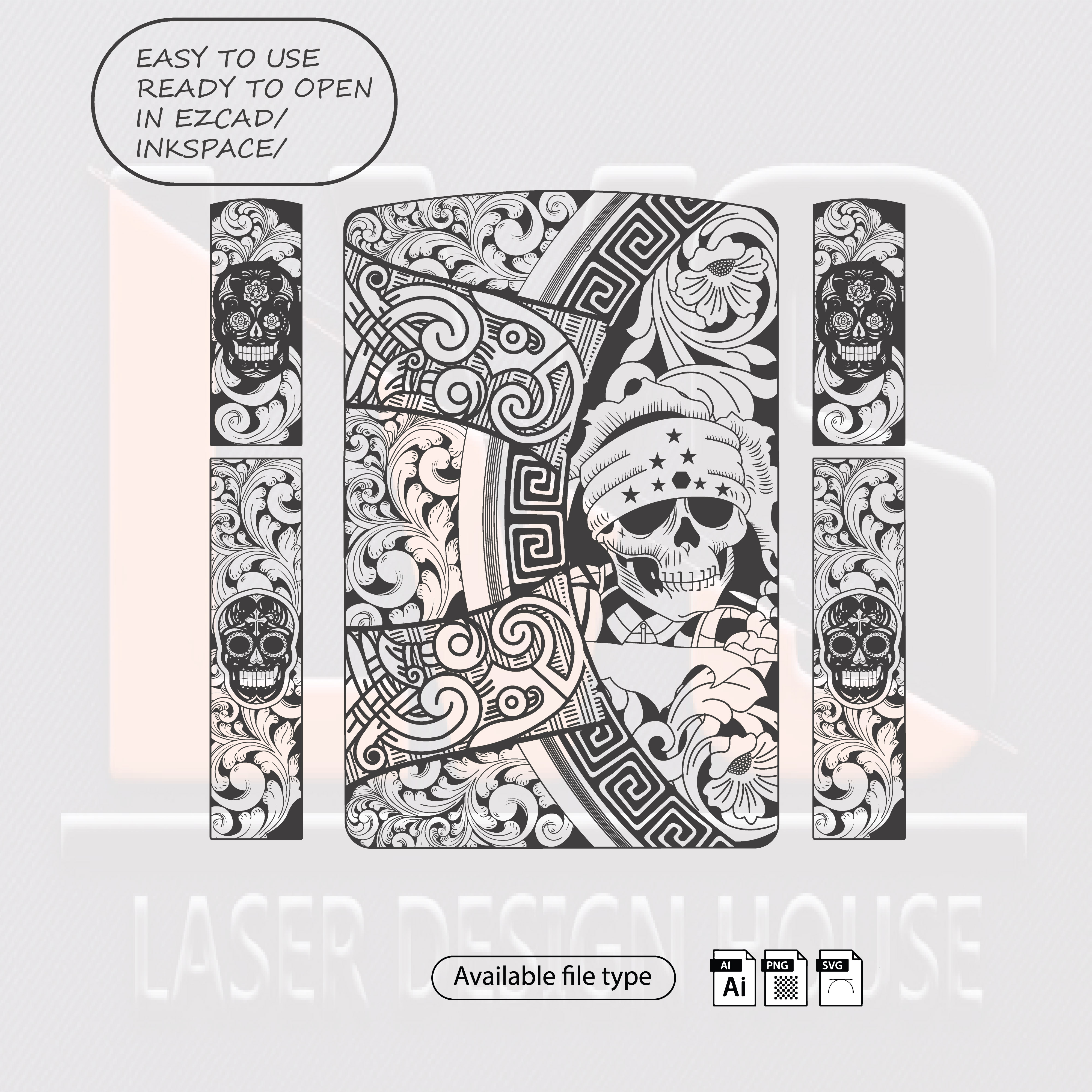 LVS Laser Design House || zippo lighter Vector design | Inspire Uplift