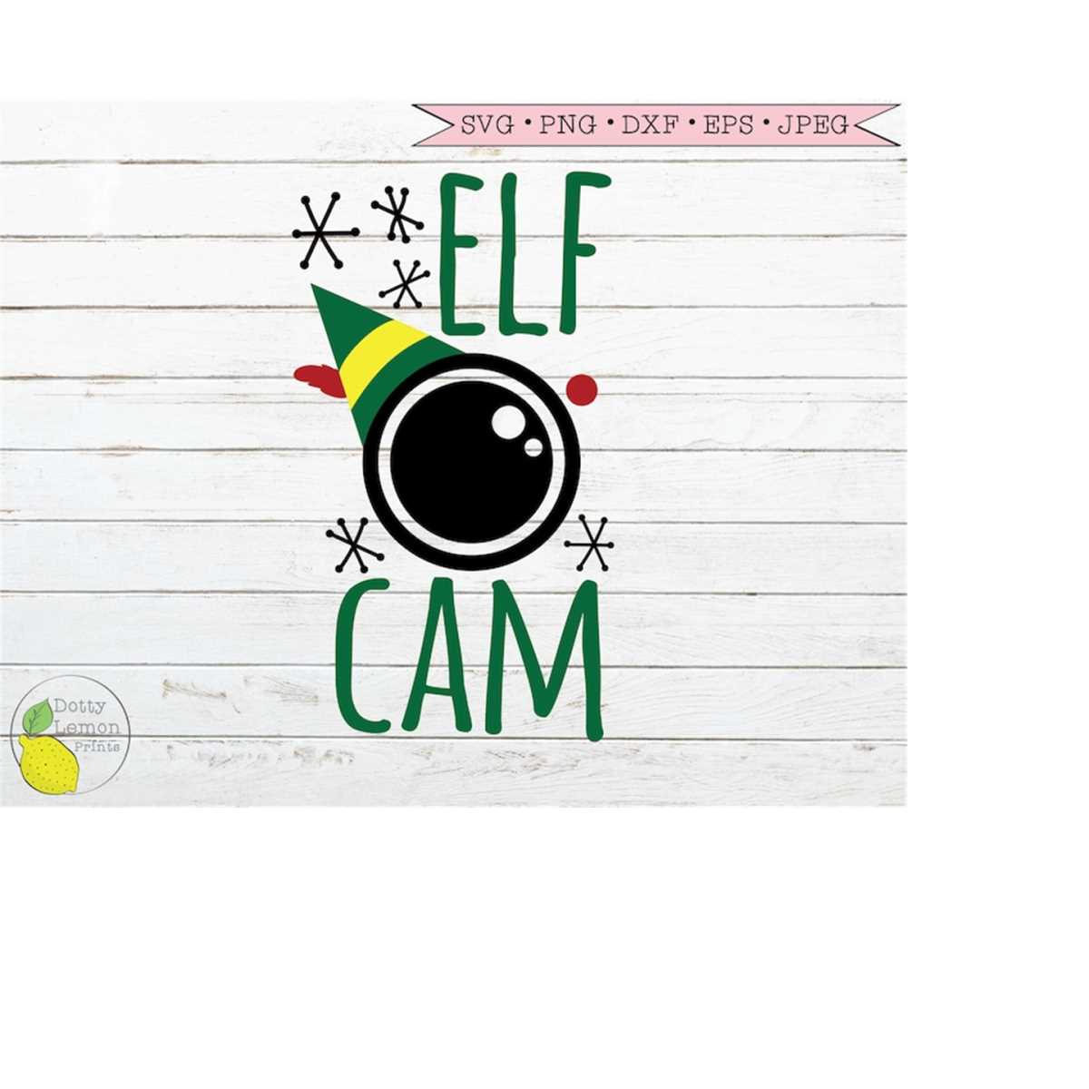 Christmas svg, Elf Cam svg Santa svg Ornament svg Holiday sv | Inspire ...