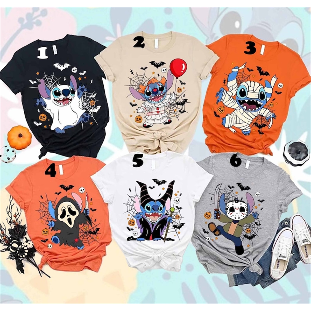 Halloween Stitch Horror Characters Shirt, Horror Characters | Inspire ...