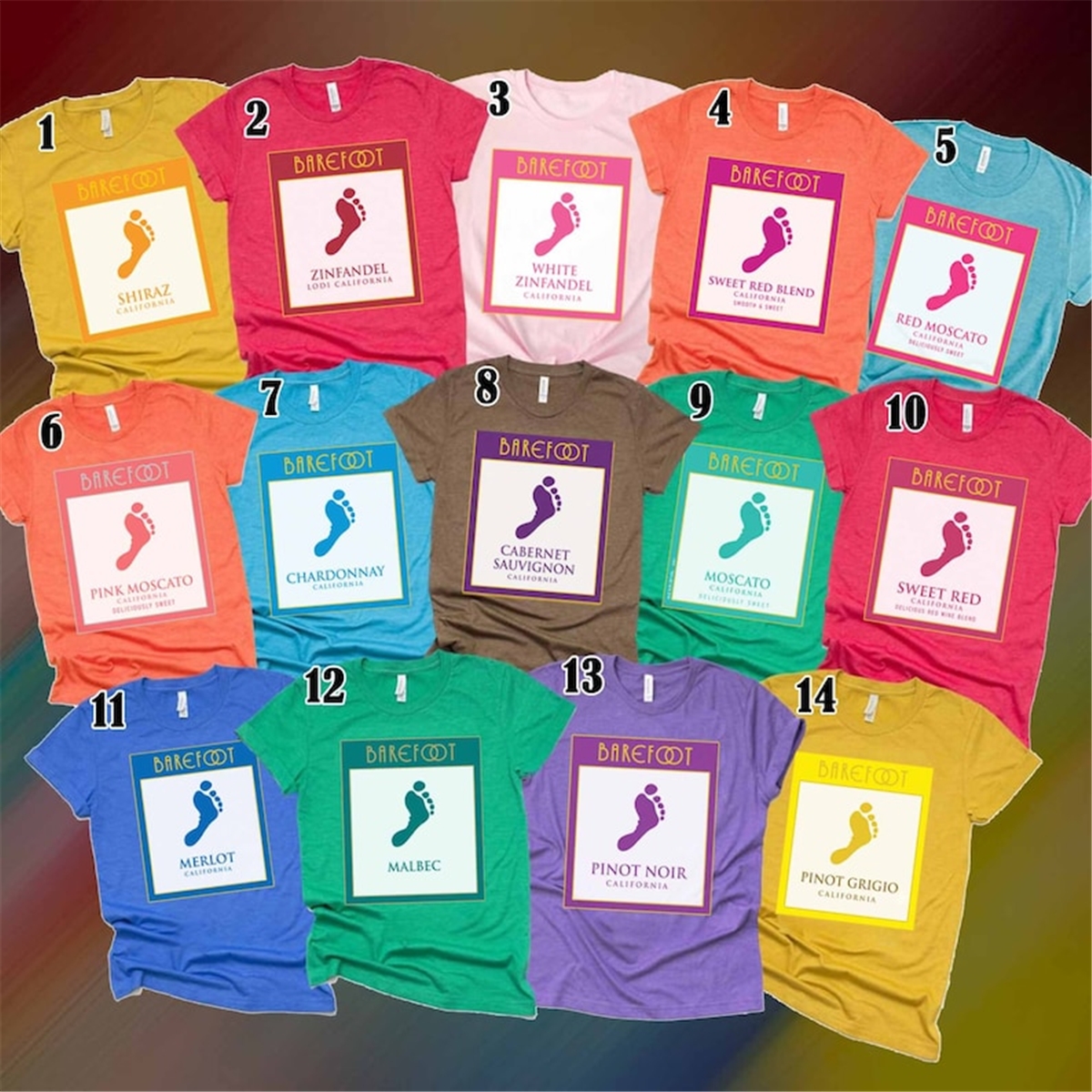 Barefoot Wine Label Halloween Costume, Barefoot California C | Inspire ...