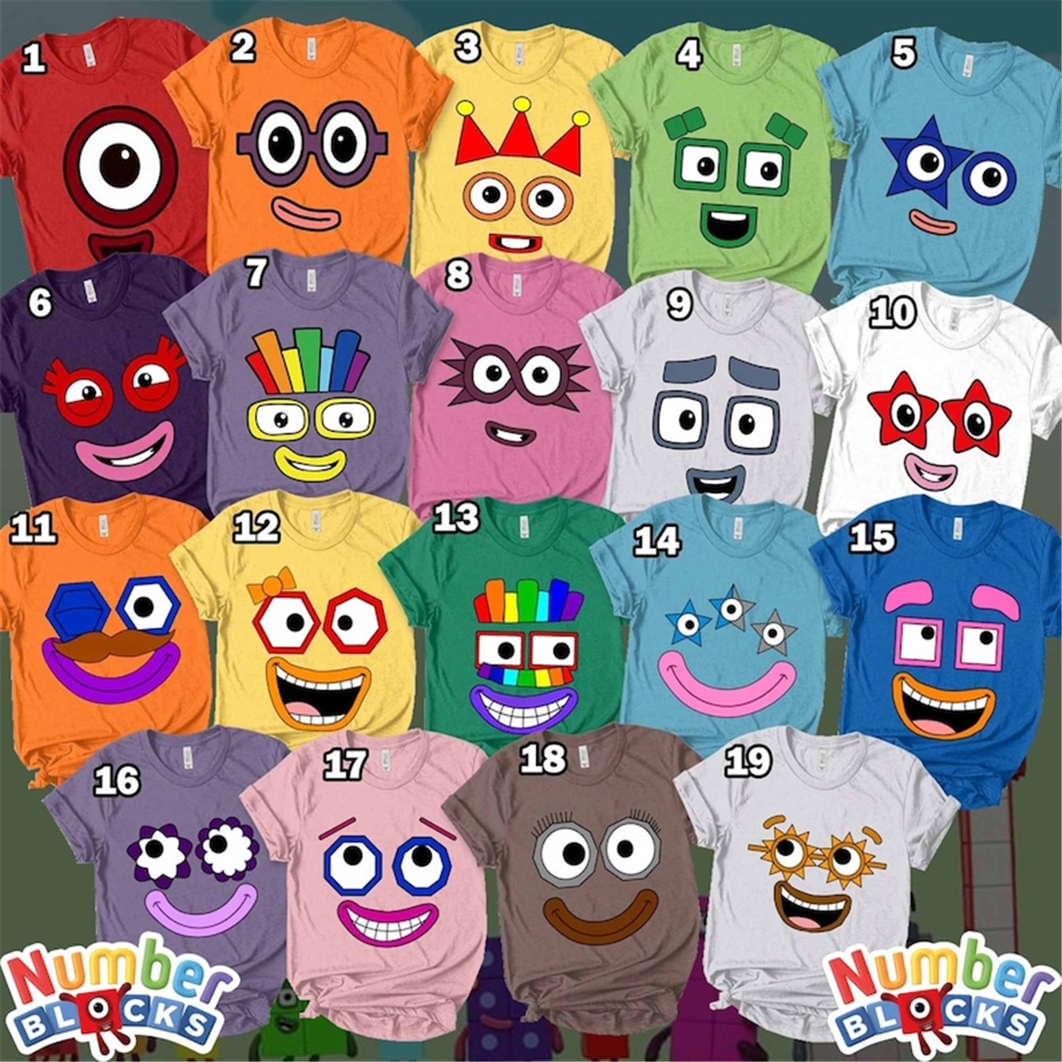 Number Blocks Costume Halloween, Number Blocks Characters, K - Inspire ...